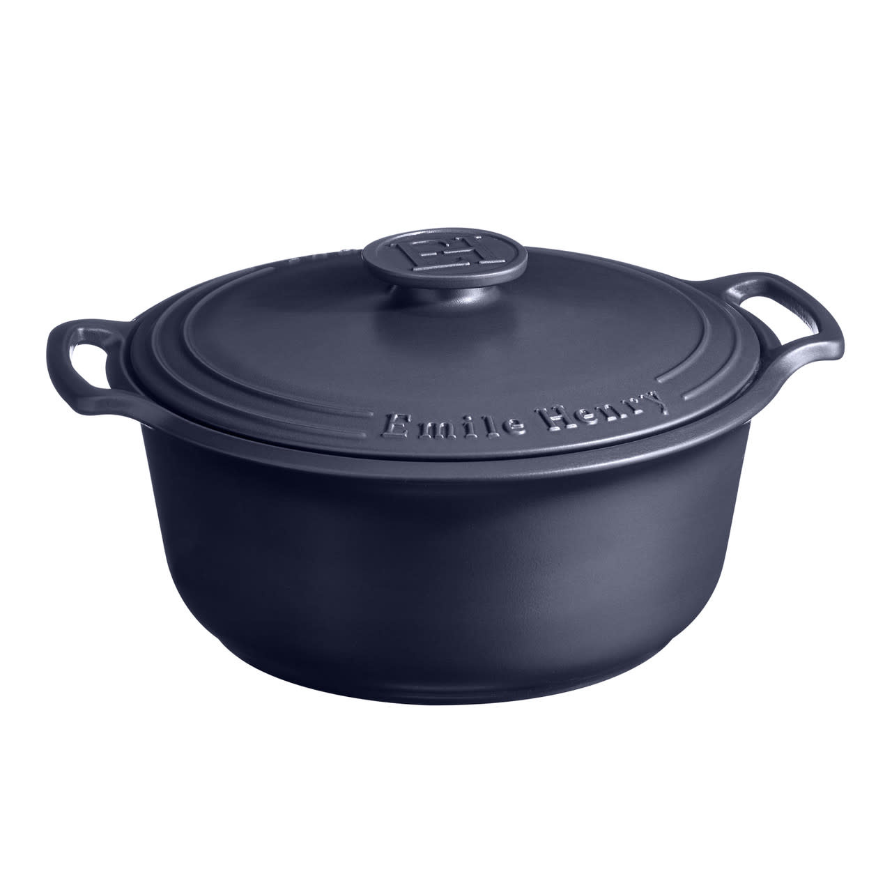 EMILE HENRY SUBLIME Round Stew Pot 5.7L - Indigo - Kitchen Therapy