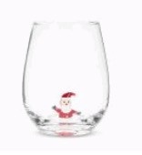 ABBOTT ABBOTT Santa Icon Stemless Wine Glass 20oz - Kitchen Therapy