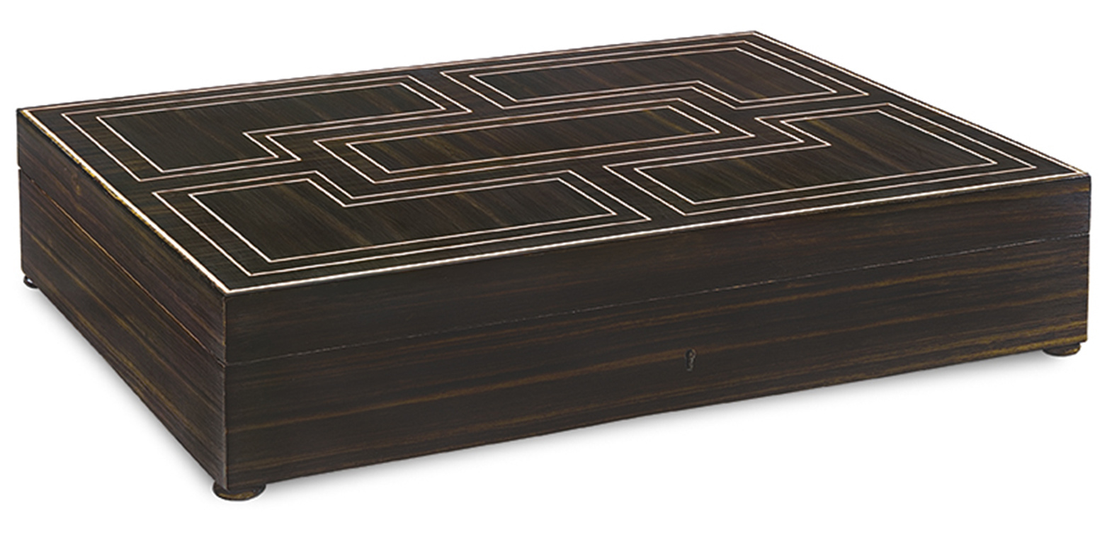 Hand Crafted Bazaine Box, Ebony and Bone - The Collector's House