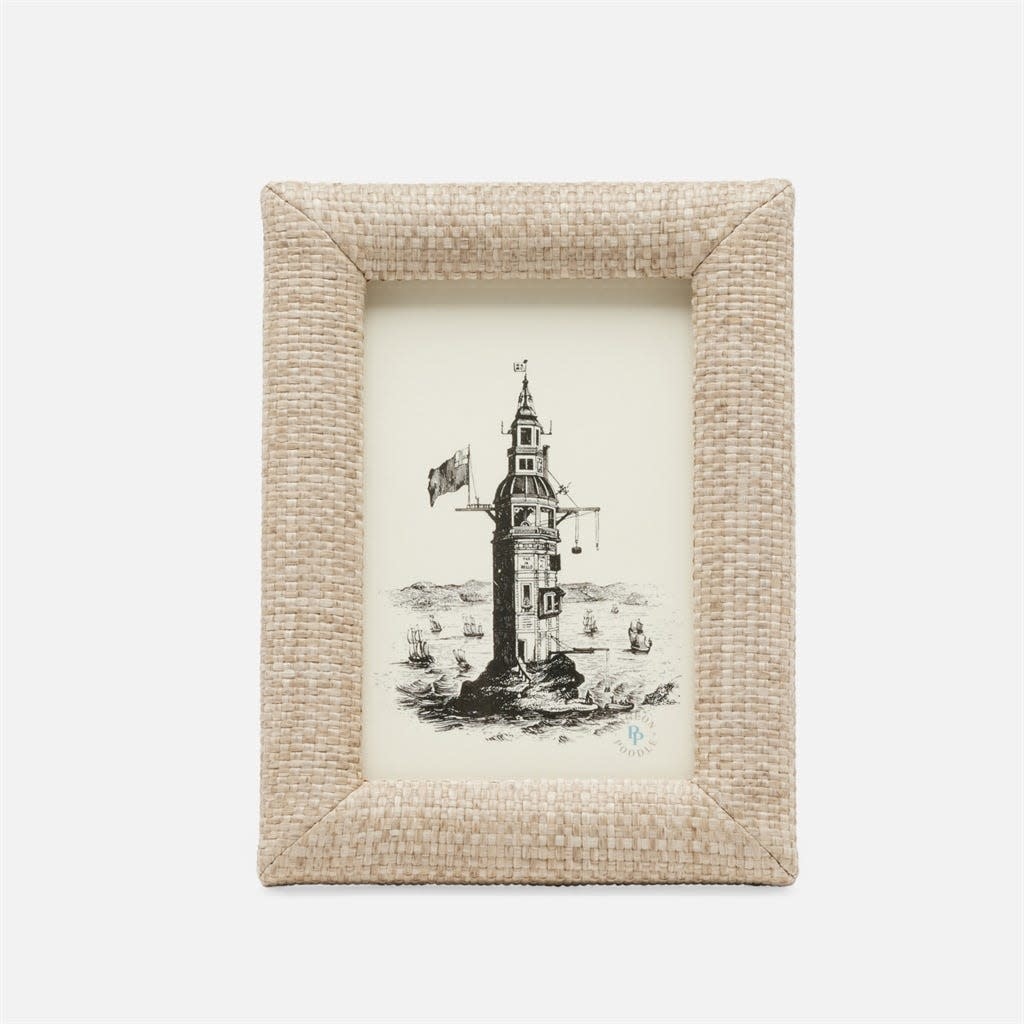 Raffia Frame, Ash 4 x 6 - The Collector's House