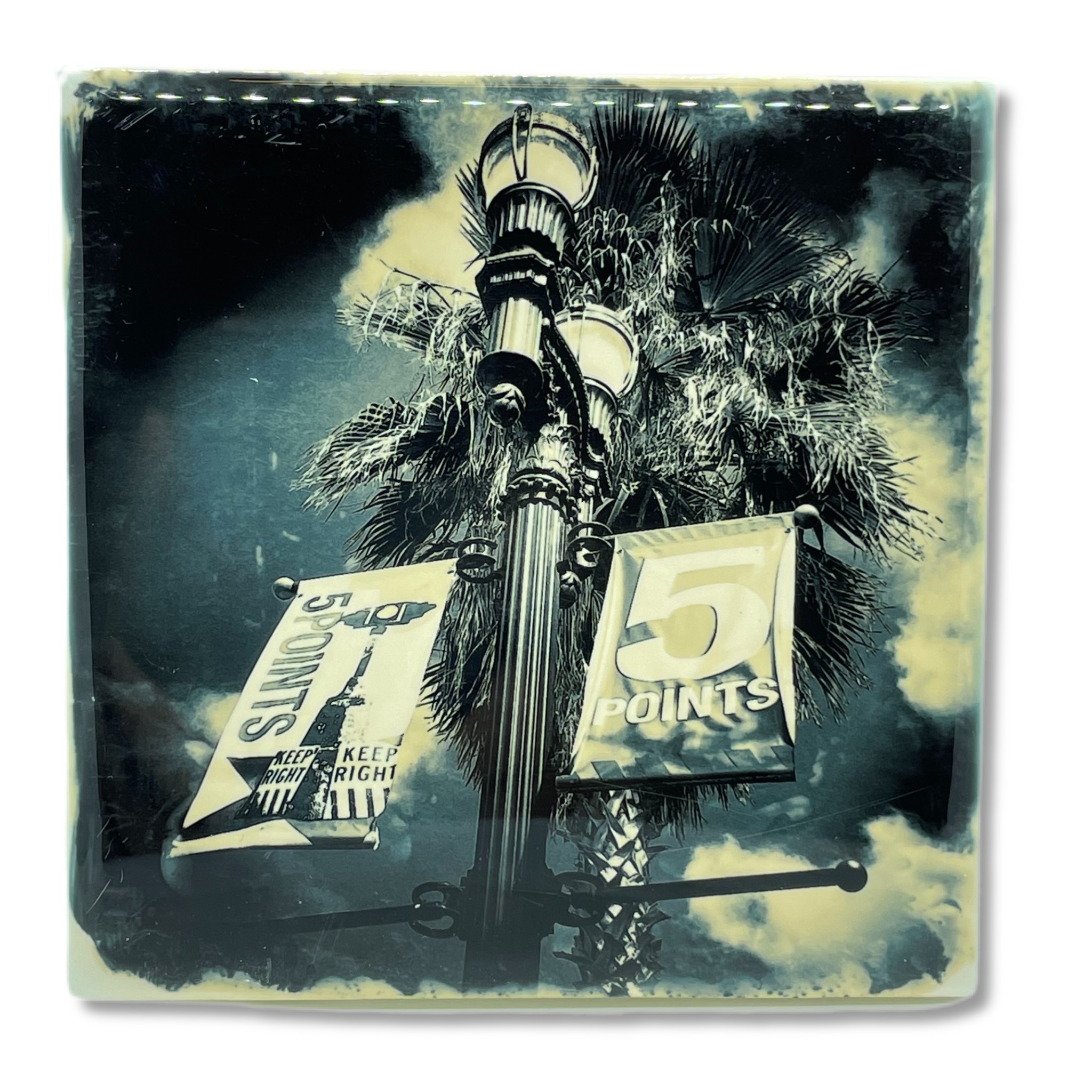 5 Points Sign Jacksonville Tile - Avondale Gift Boutique