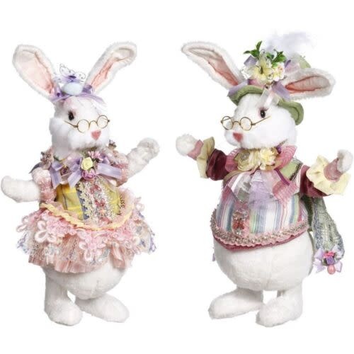 M&M Fluffy Rabbit (pair) - Avondale Gift Boutique