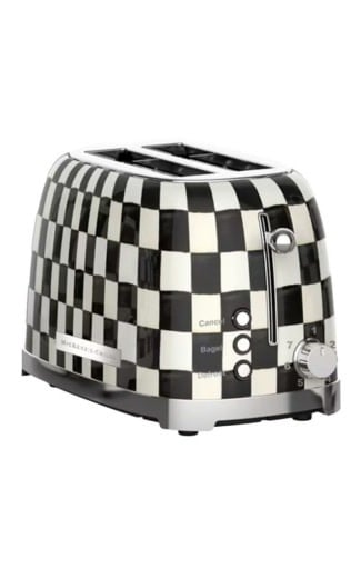 Mackenzie-Childs courtly check 2-slice toaster - Avondale Gift Boutique