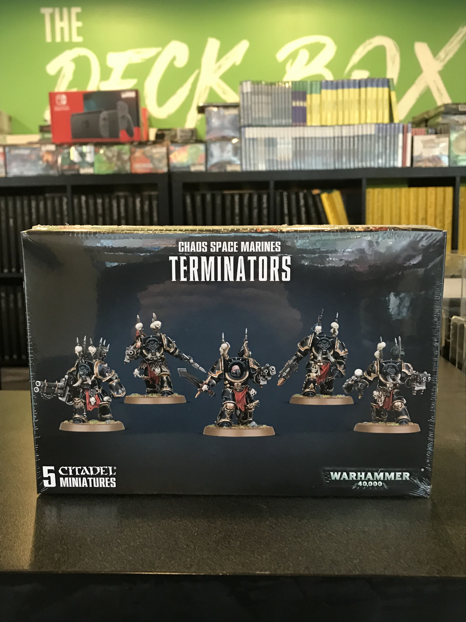 Warhammer 40K CHAOS SPACE MARINE TERMINATORS - The Deck Box