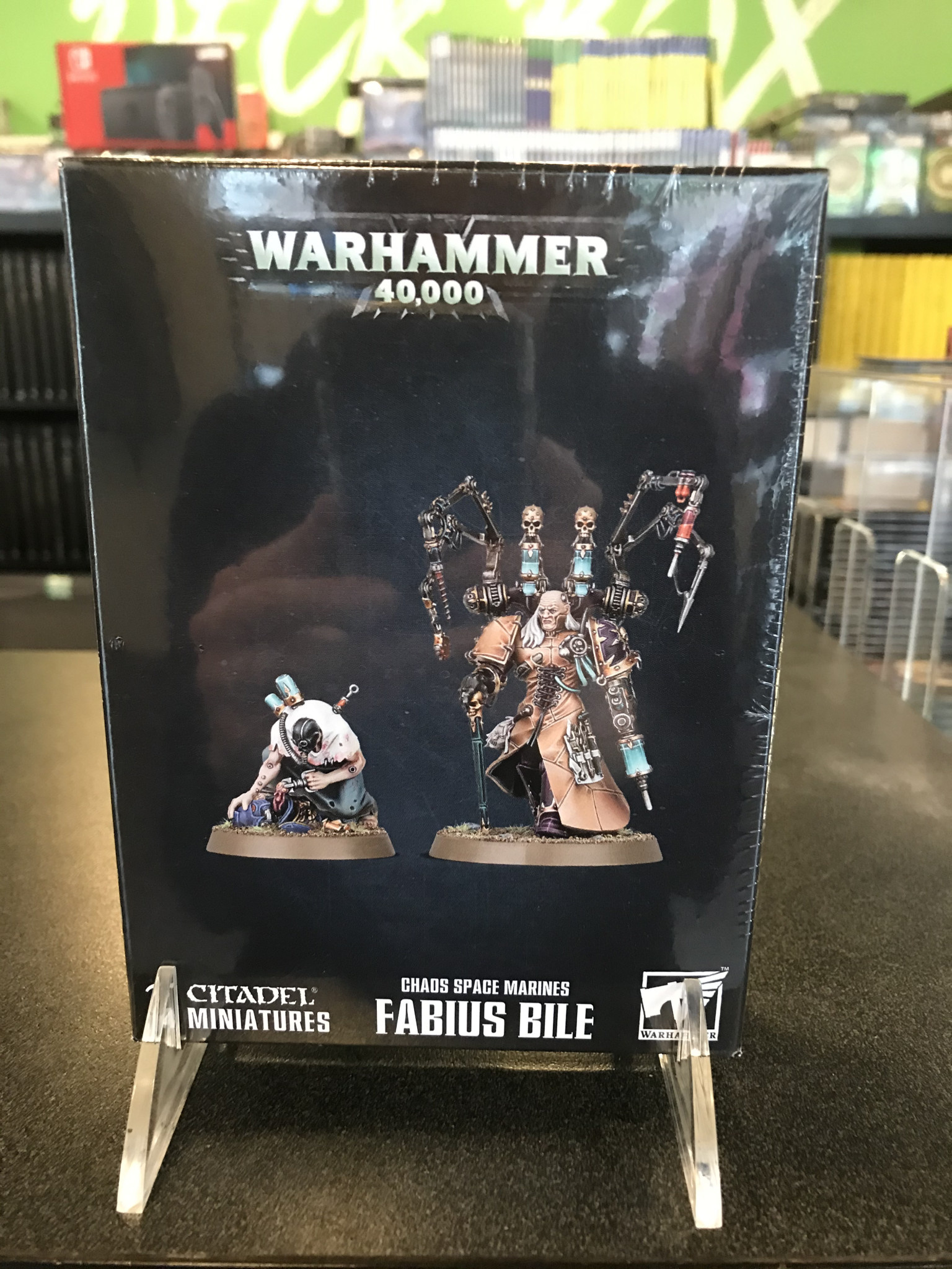 Warhammer 40K CHAOS SPACE MARINES: FABIUS BILE - The Deck Box