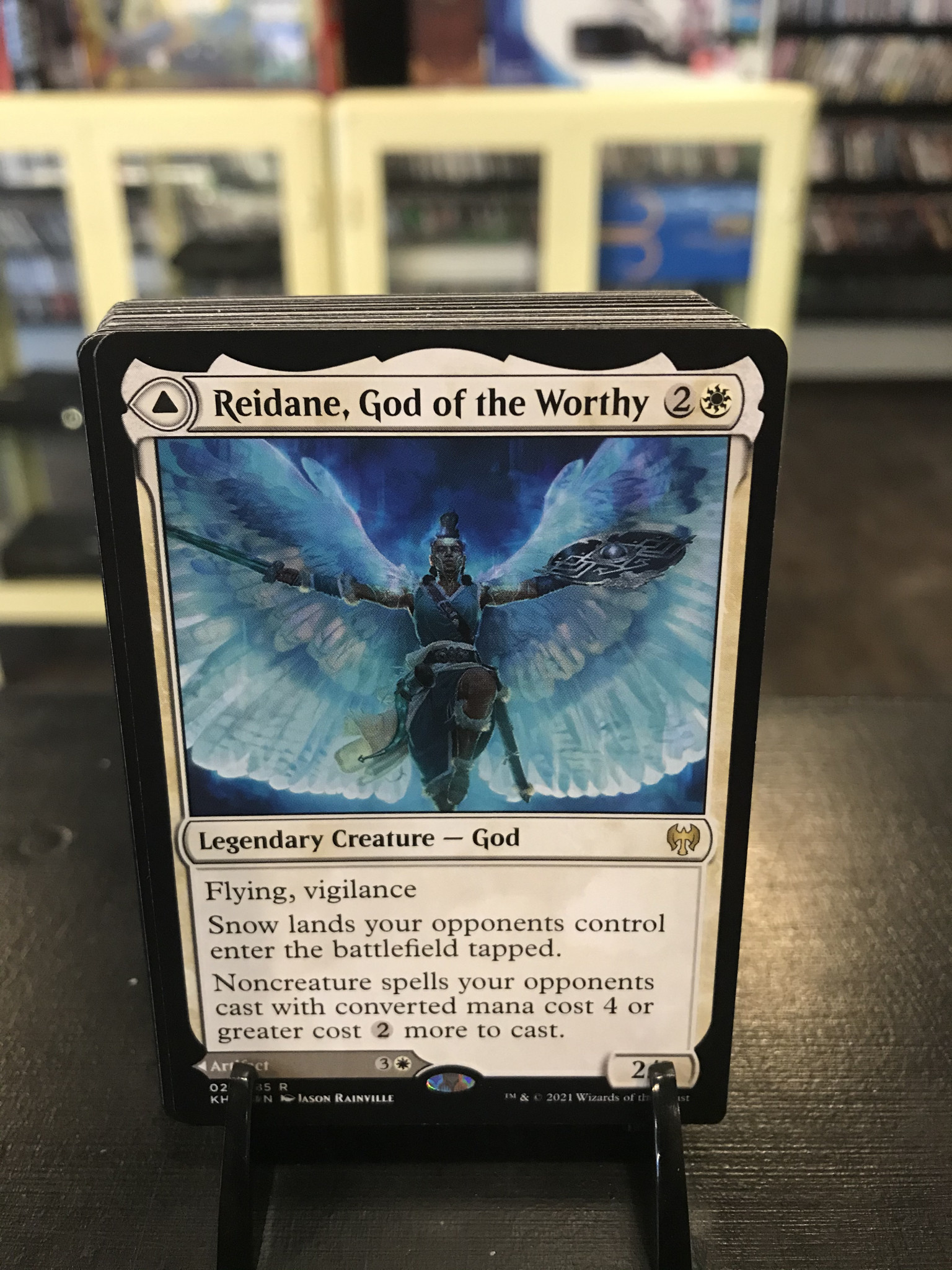 Magic Reidane, God of the Worthy // Valkmira, Protector's Shield (KHM ...