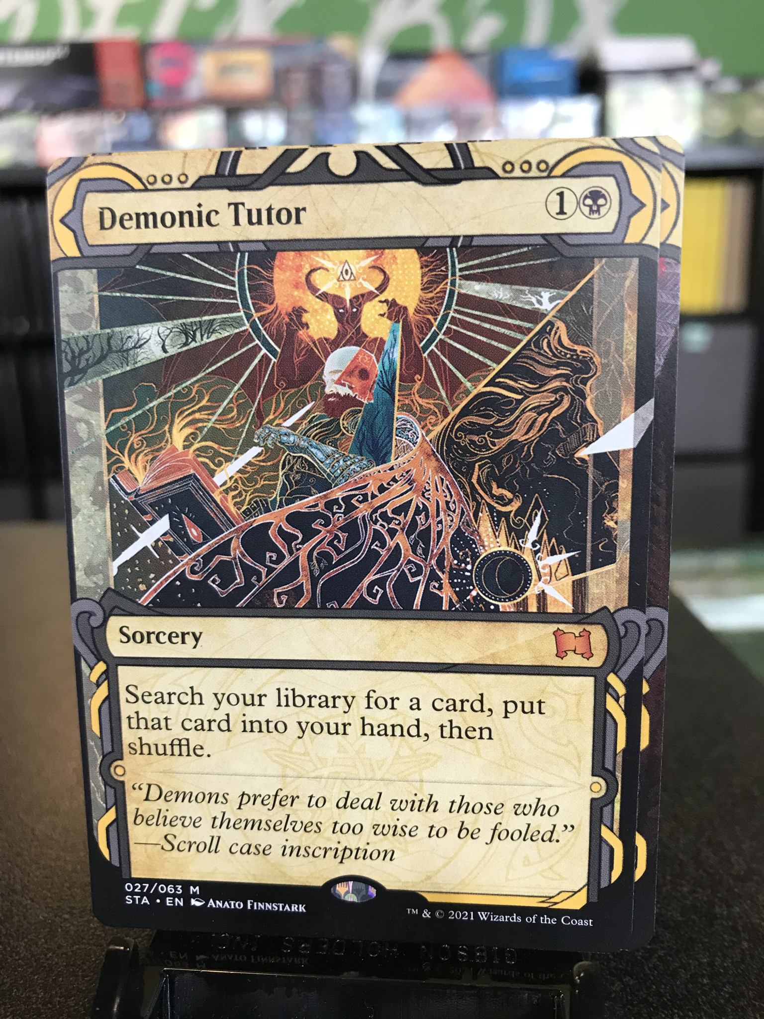 Magic Demonic Tutor (STA) - The Deck Box