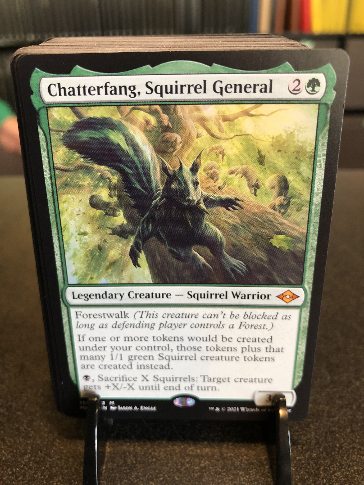 Magic Chatterfang, Squirrel General (MH2) - The Deck Box