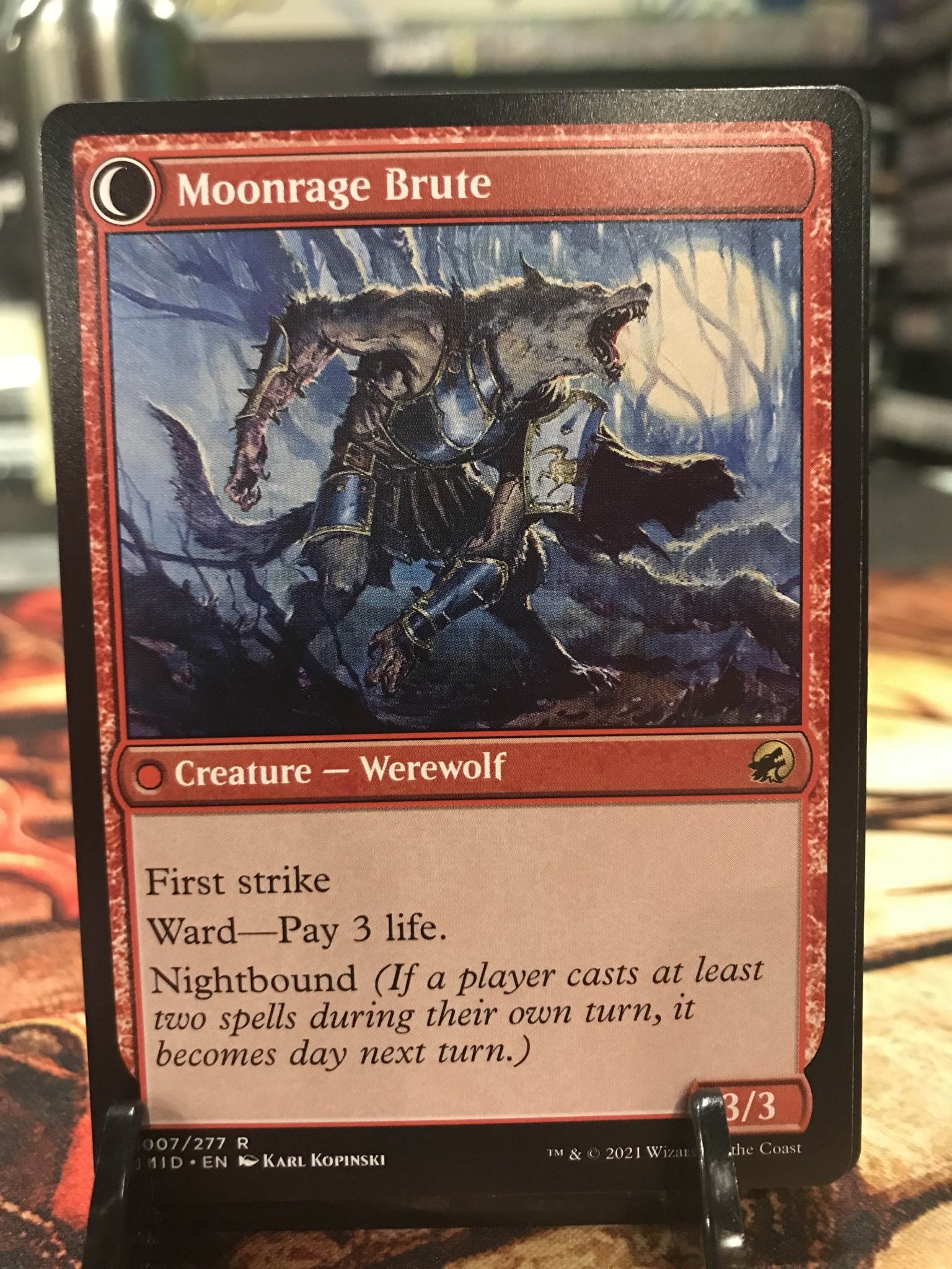 Magic Brutal Cathar // Moonrage Brute (MID) - The Deck Box