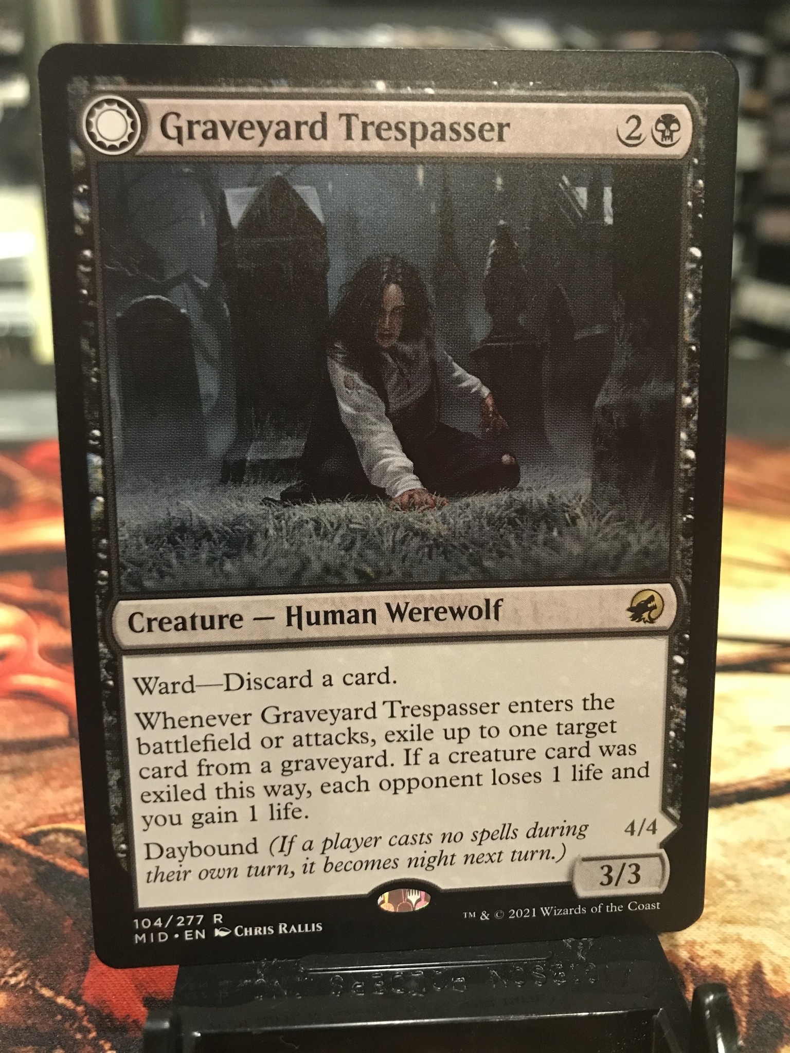 Magic Graveyard Trespasser // Graveyard Glutton (MID) - The Deck Box