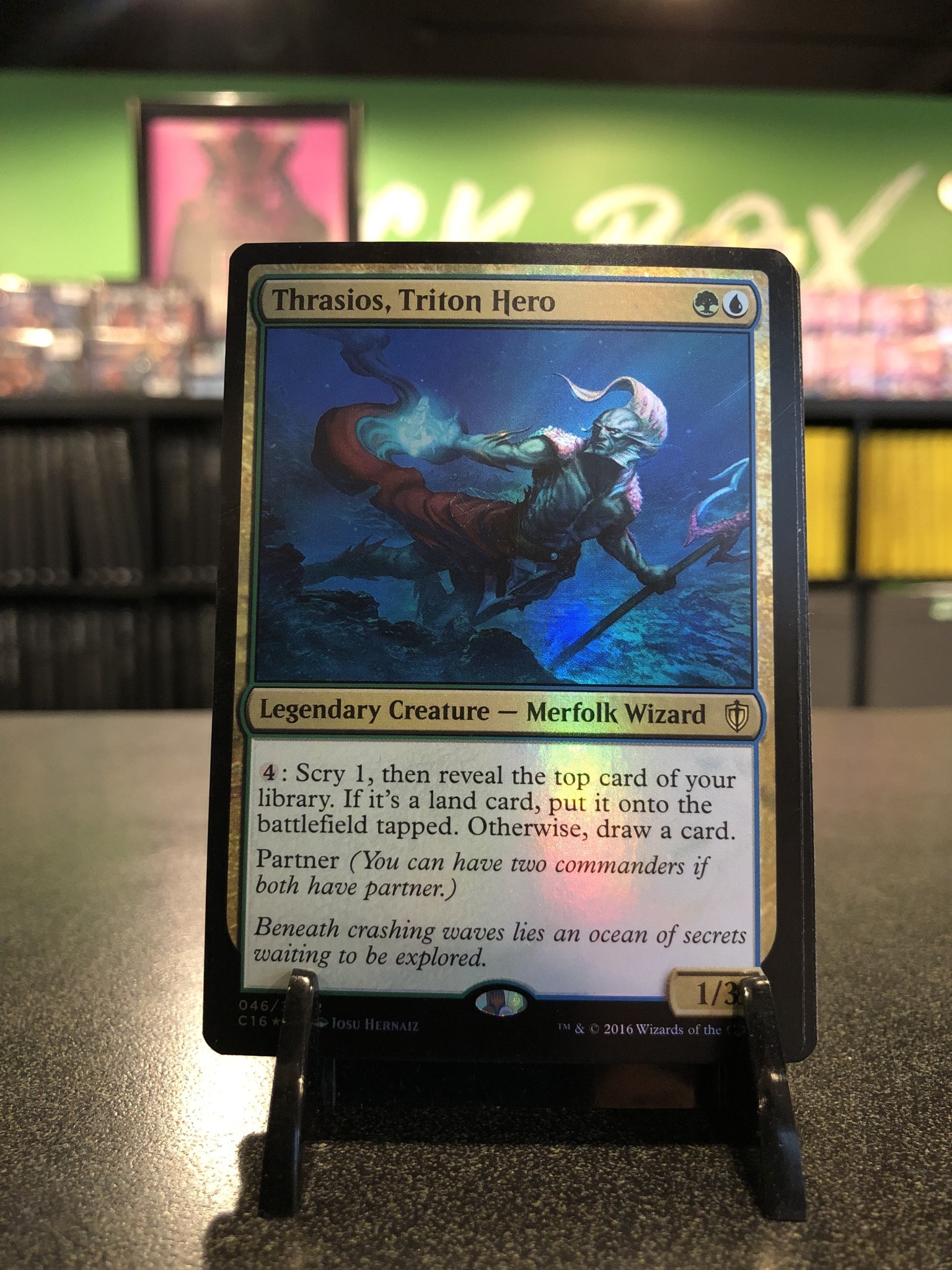 Magic Thrasios, Triton Hero (C16) - The Deck Box
