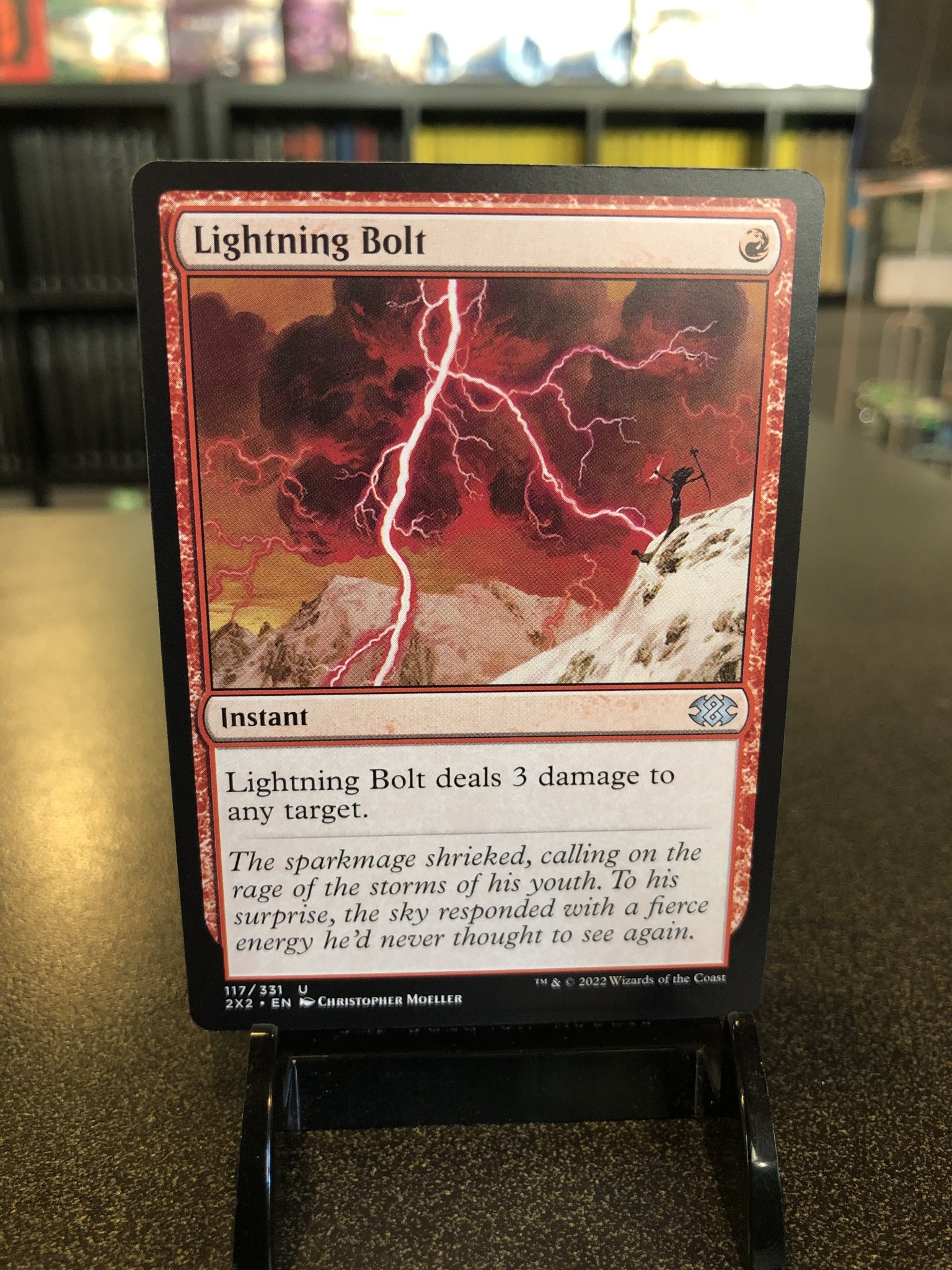 Magic Lightning Bolt (2X2) - The Deck Box