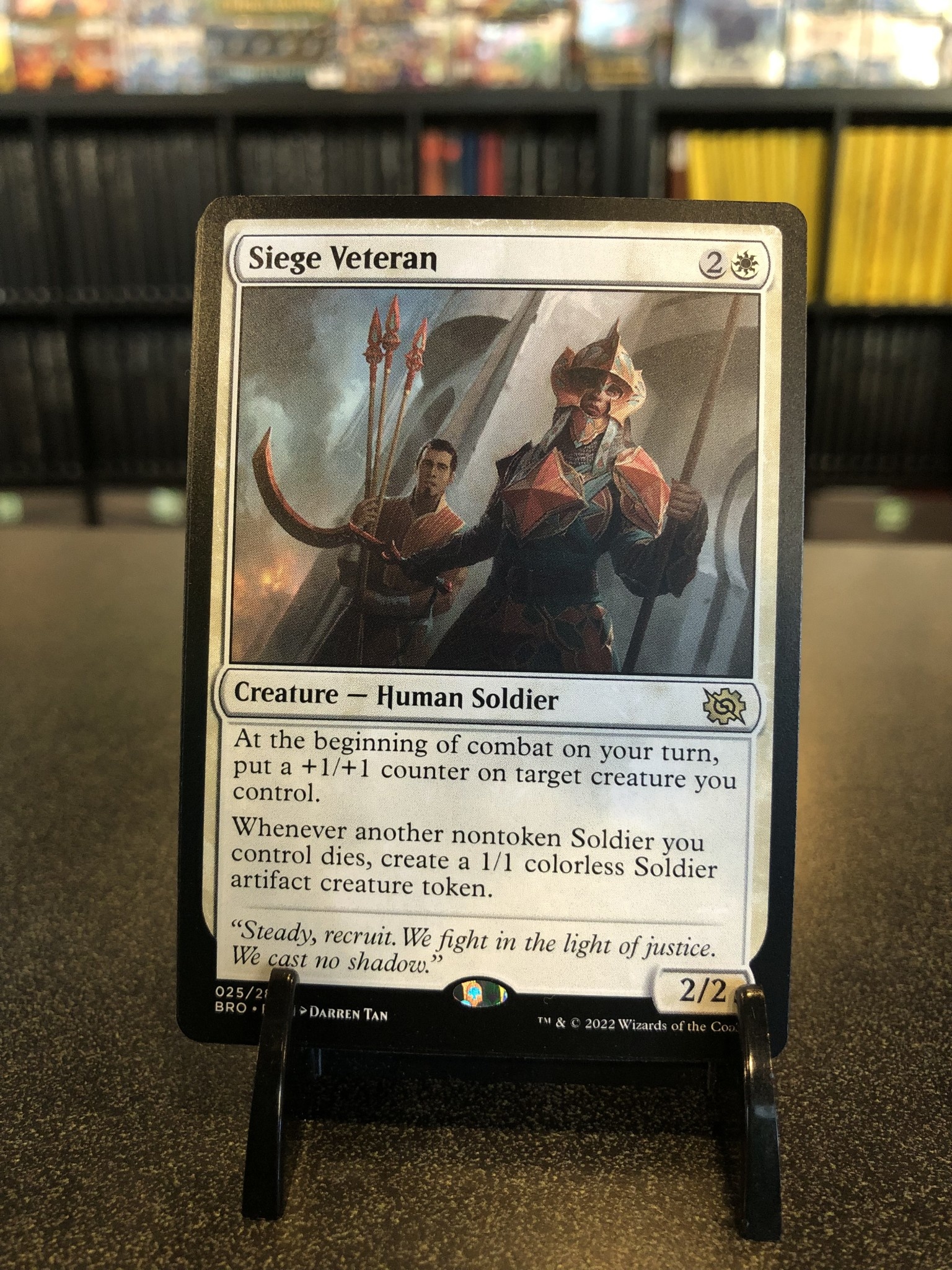 Siege Veteran (BRO) - The Deck Box