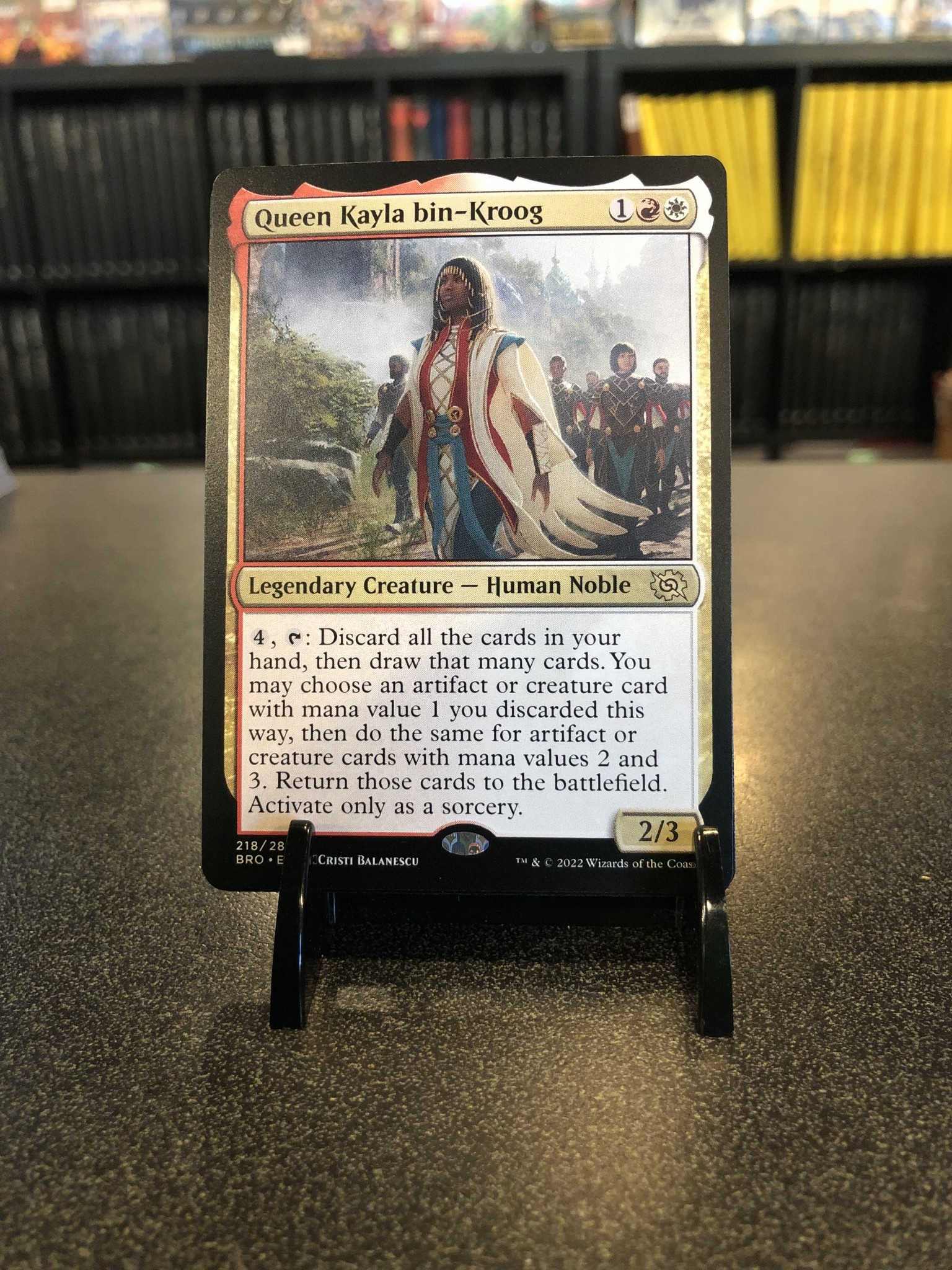 Queen Kayla bin-Kroog (BRO) - The Deck Box