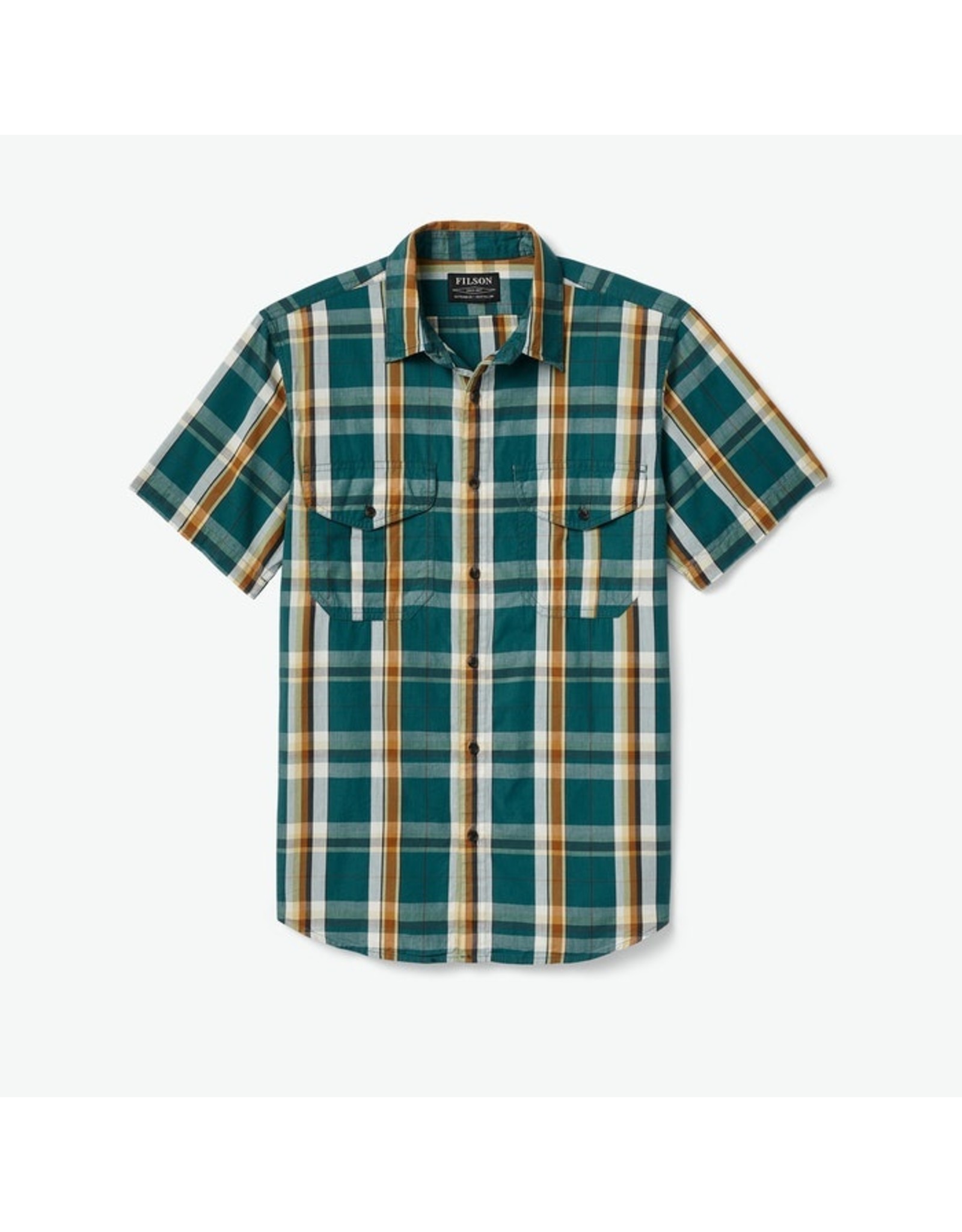 Filson Washed Short Sleeve Feather Cloth Shirt - Blanton-Caldwell