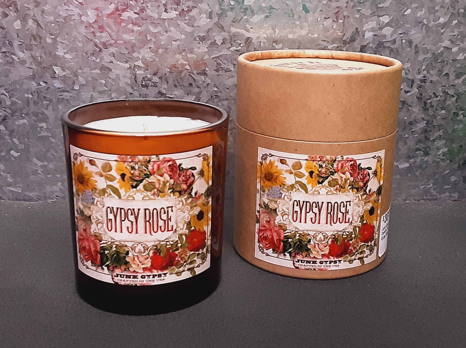 Junk Gypsy Soy Candle 8 oz - Gypsy Rose - Blanton-Caldwell