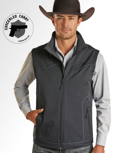 Powder River Rodeo Vest w/Conceal Carry - Blanton-Caldwell