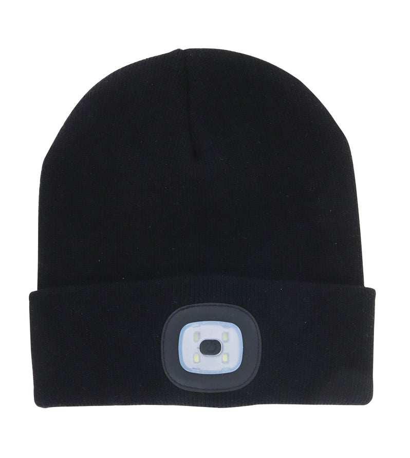 Night Scope Rechargeable LED Knit Beanie Head Light Hat - Blanton-Caldwell