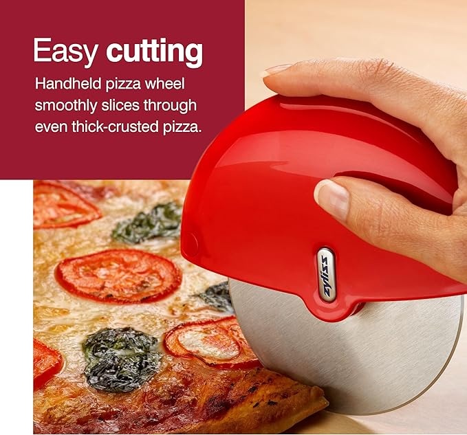 Zyliss Pizza Wheel Handheld Pizza Cutter with Removable Blade - Blanton ...