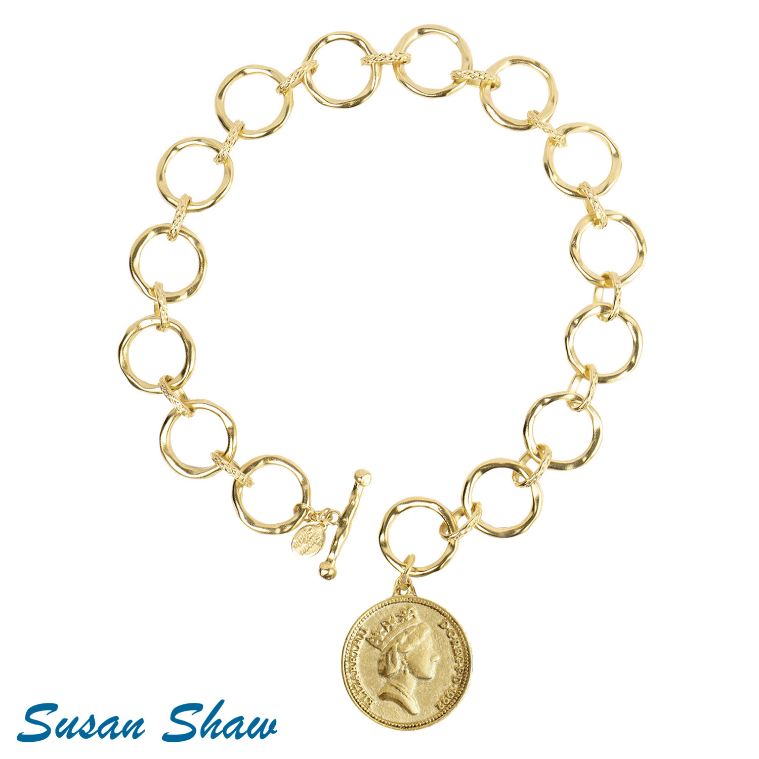 Susan Shaw Queen Elizabeth II Loop Chain Necklace - Blanton-Caldwell
