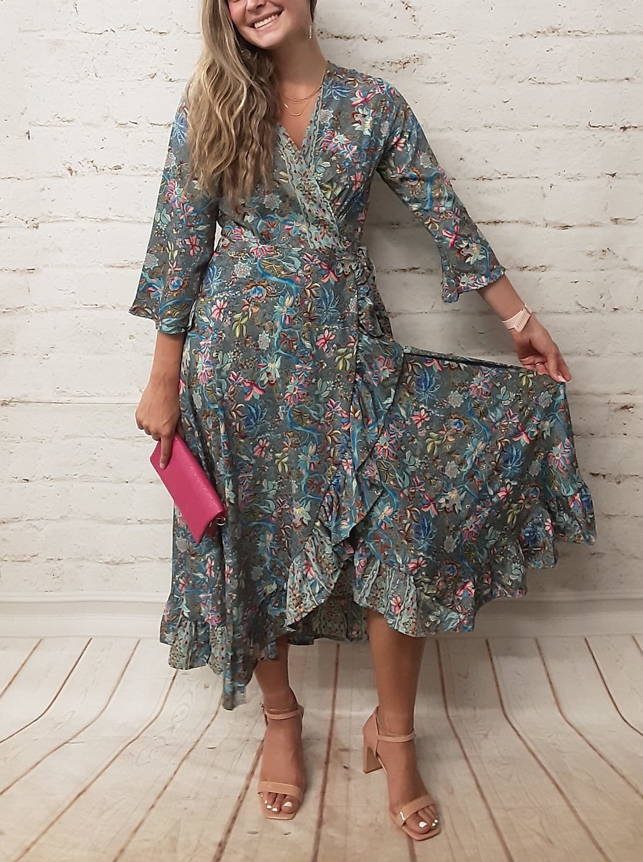 Sky Wrap Maxi Dress - Blanton-Caldwell