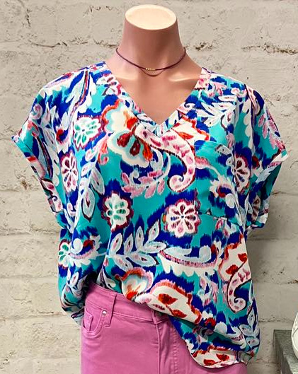 Brielle Paisley Punch Top - Blanton-Caldwell