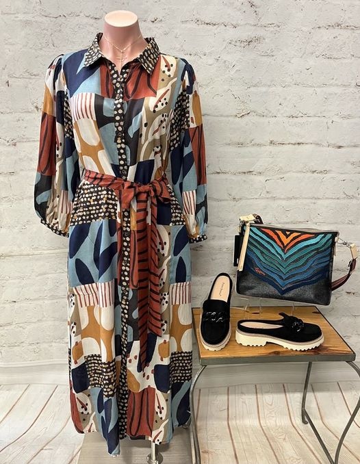 Yindi Midi Dress - Blanton-Caldwell