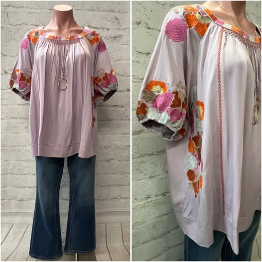 Livy Embroidered Top - Blanton-Caldwell