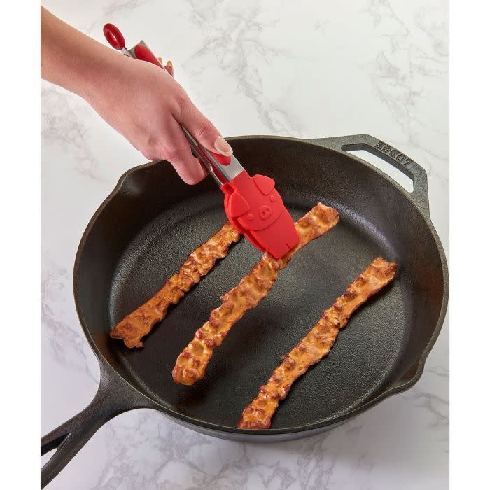 Bacon Tongs Silicon Pig Design - Blanton-Caldwell