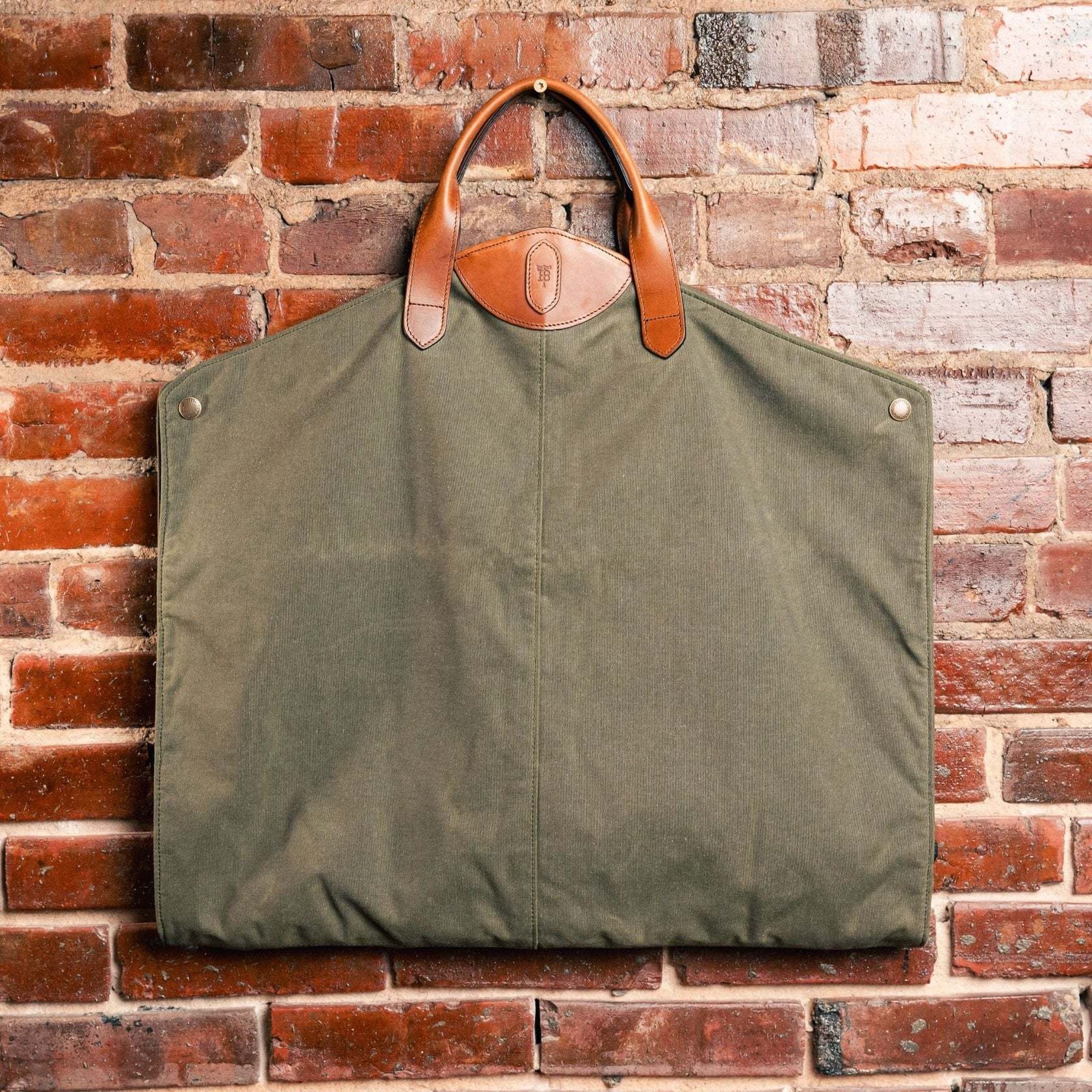 Tom Beckbe Canvas Garment Bag Bark - Blanton-Caldwell