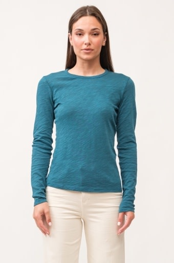 Dear John Nina Long Sleeve Tee Deep Teal - Blanton-Caldwell