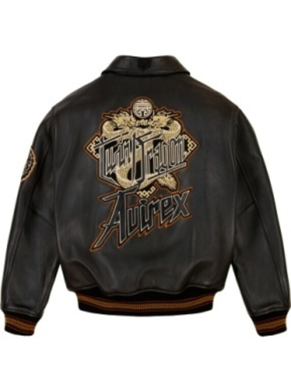 Avirex Twin Dragon Jacket 'Black|AVS241O03|Top Fashion - Top Avirex Twin Dragon Jacket 'Black|AVS241O03|Top Fashion - Top