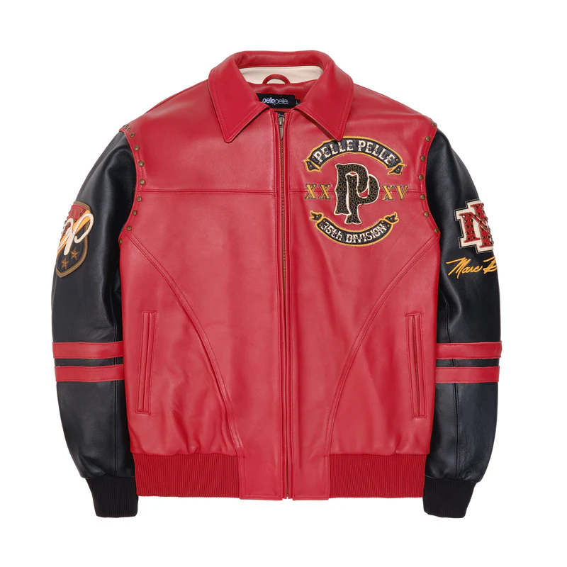 Pelle Pelle Panther Jacket 'Black/Red|324-37505-CBM|Top Pelle Pelle Panther Jacket 'Black/Red|324-37505-CBM|Top