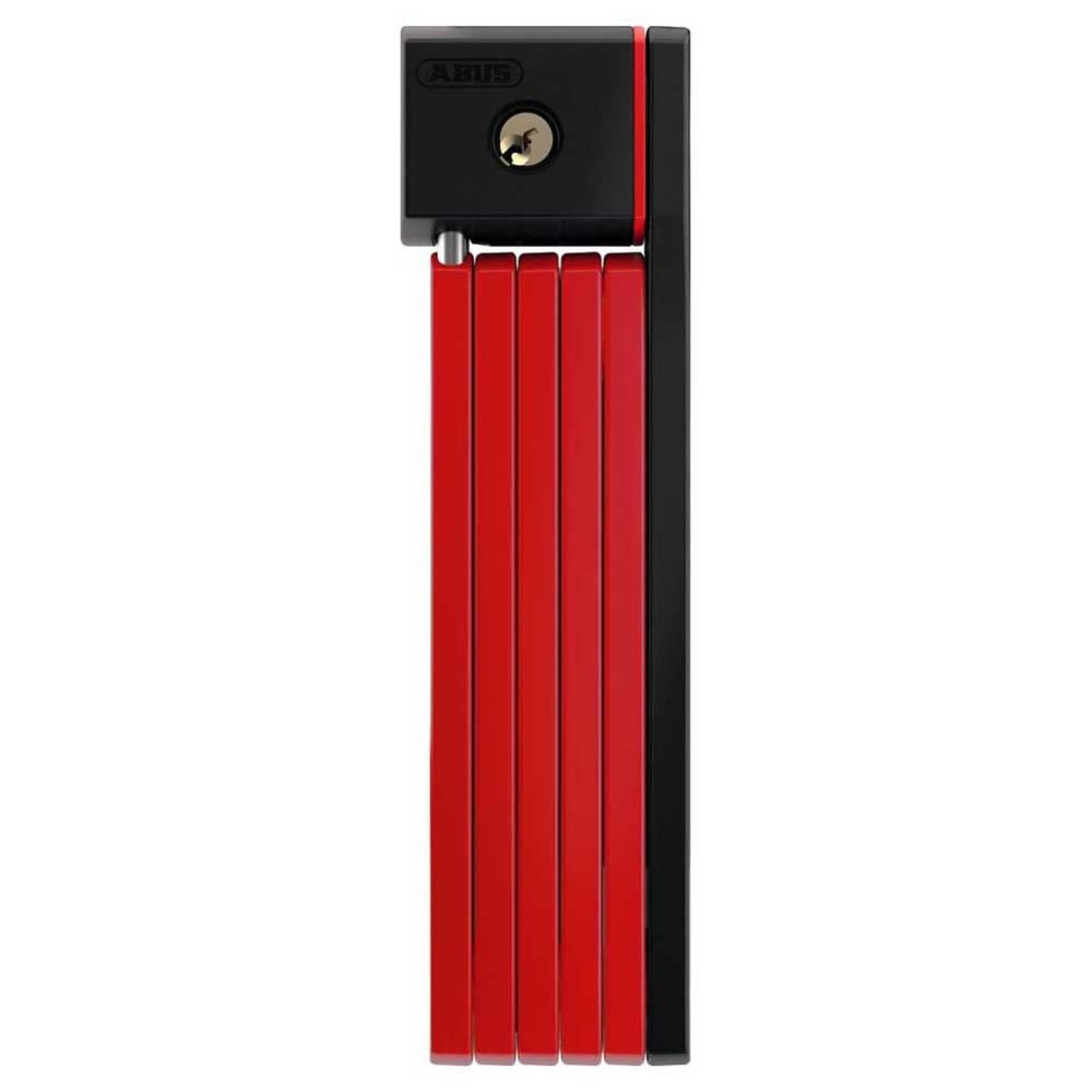 ABUS Bordo Ugrip 5700 SH Folding lock with key 80cm Red - Bike and Brew
