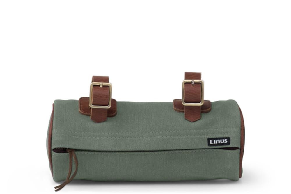 LINUS PIPETTE HANDLEBAR BAG Army Green - Bike and Brew