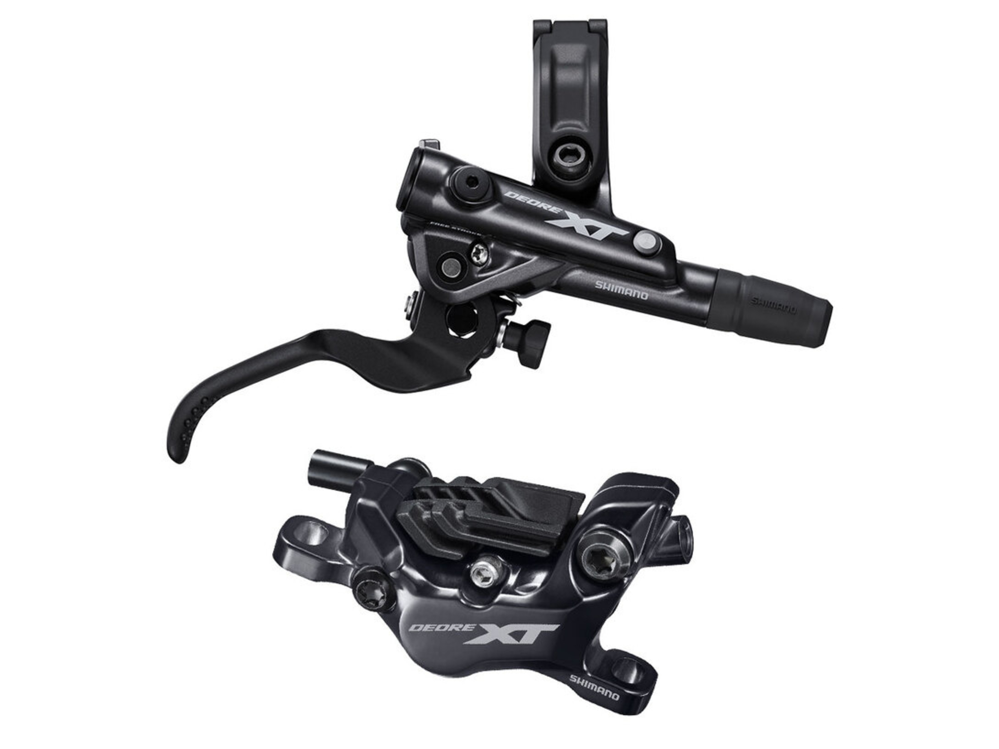 Shimano DEORE XT BL-M8120 Rear (right) 4 Piston Disc Brake Assembled ...