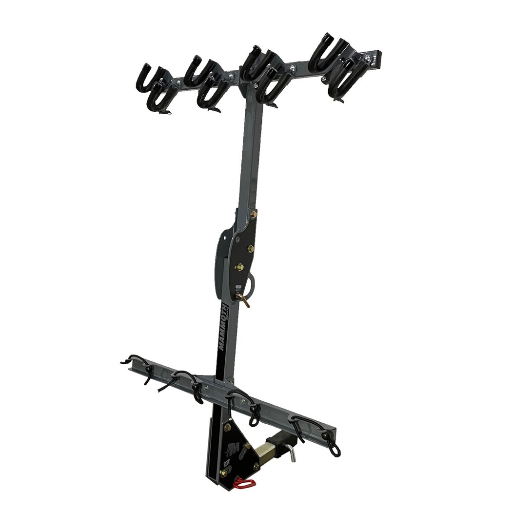 Mammoth Mounts, 2" Hitch Rack 4 Bike - Black - Bike and Brew