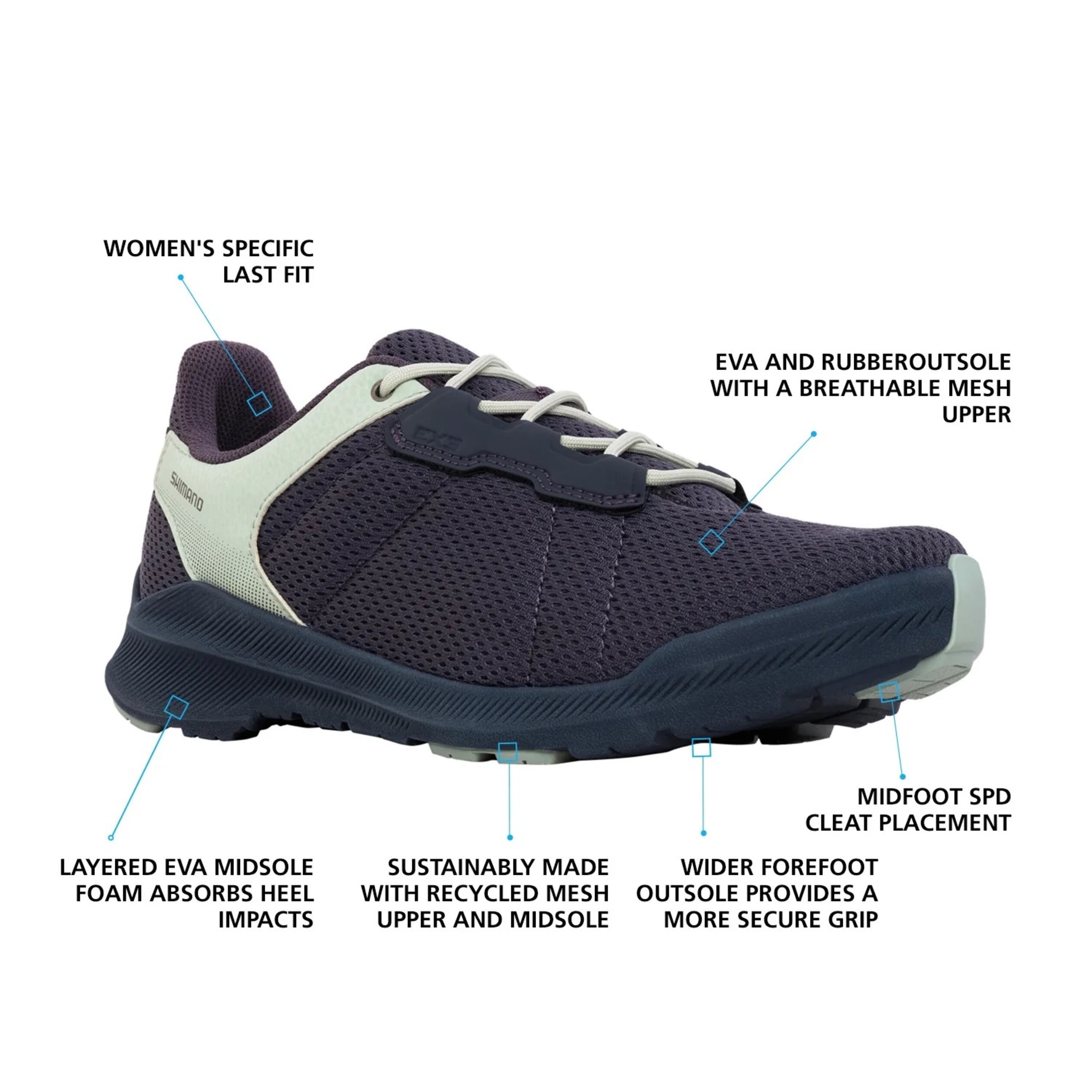 Shimano EX300 Womens Shoe - Bike and Brew
