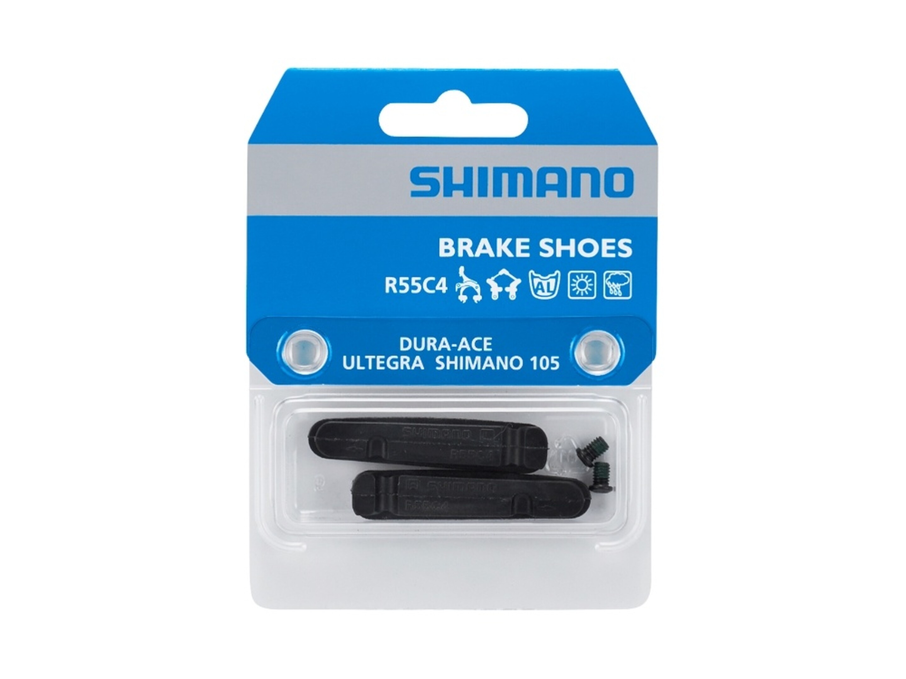 Shimano R55C4 Carbon Cartridge Brake Shoes - Bike and Brew