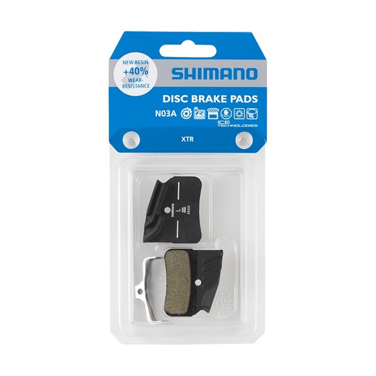 Shimano, N-Type, Disc Brake Pads, Shape: Shimano N-Type, Resin, Pair ...