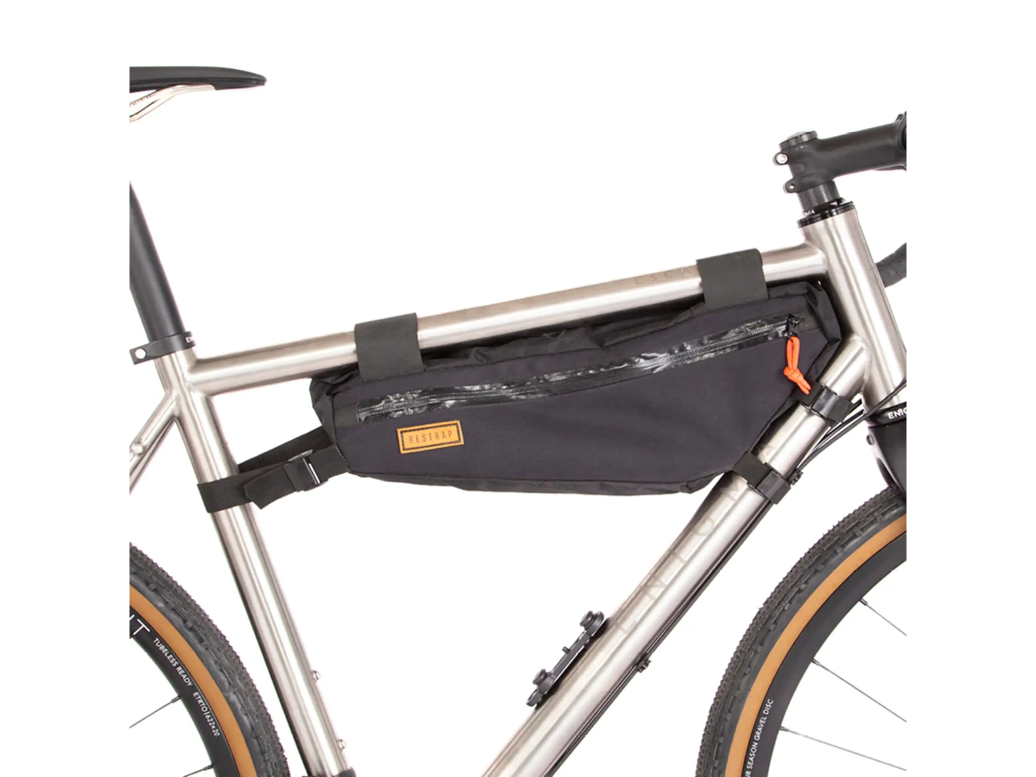 Restrap Frame Bag 3.5L Black - Bike and Brew