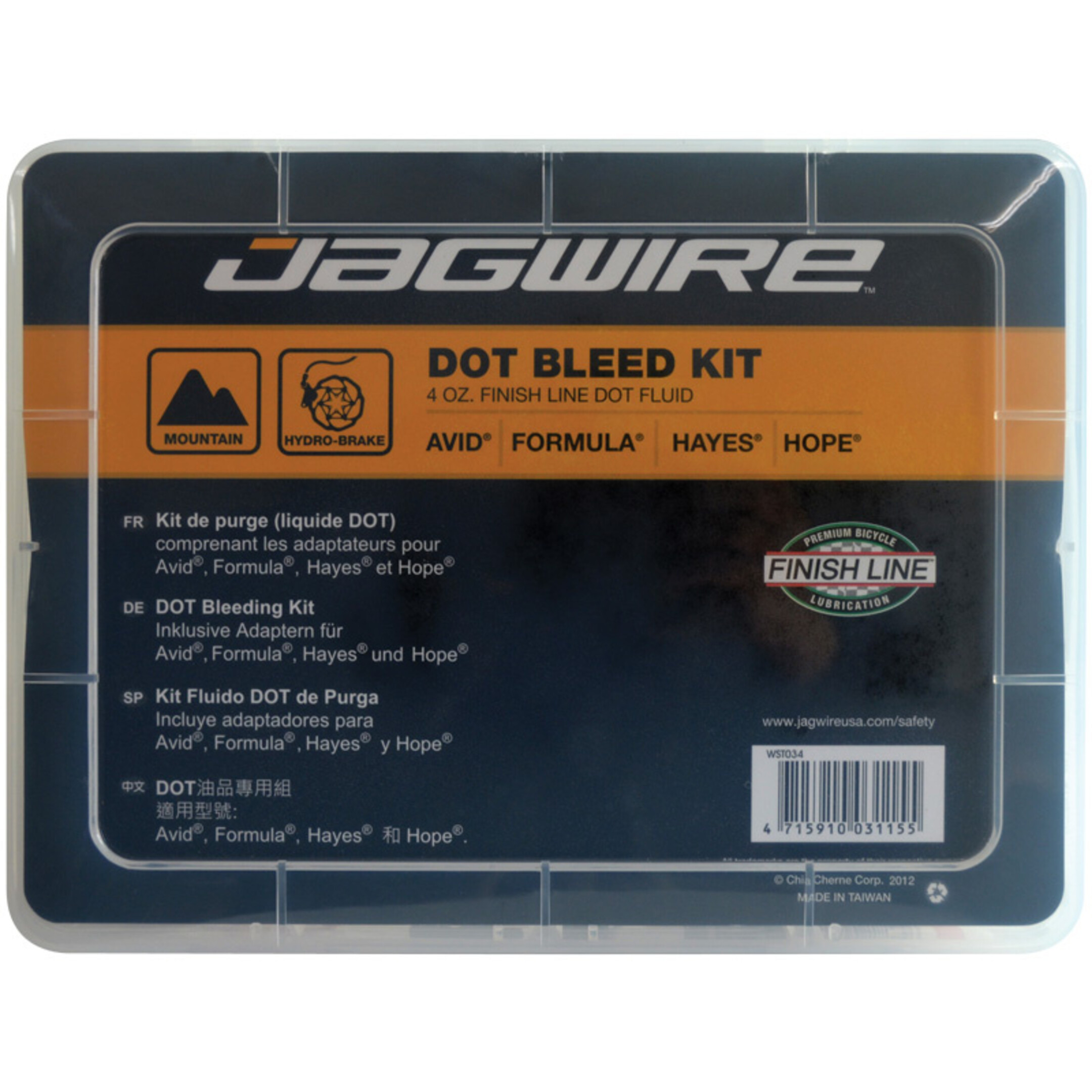 Jagwire, Pro, Bleed kit, DOT (black) - Bike and Brew
