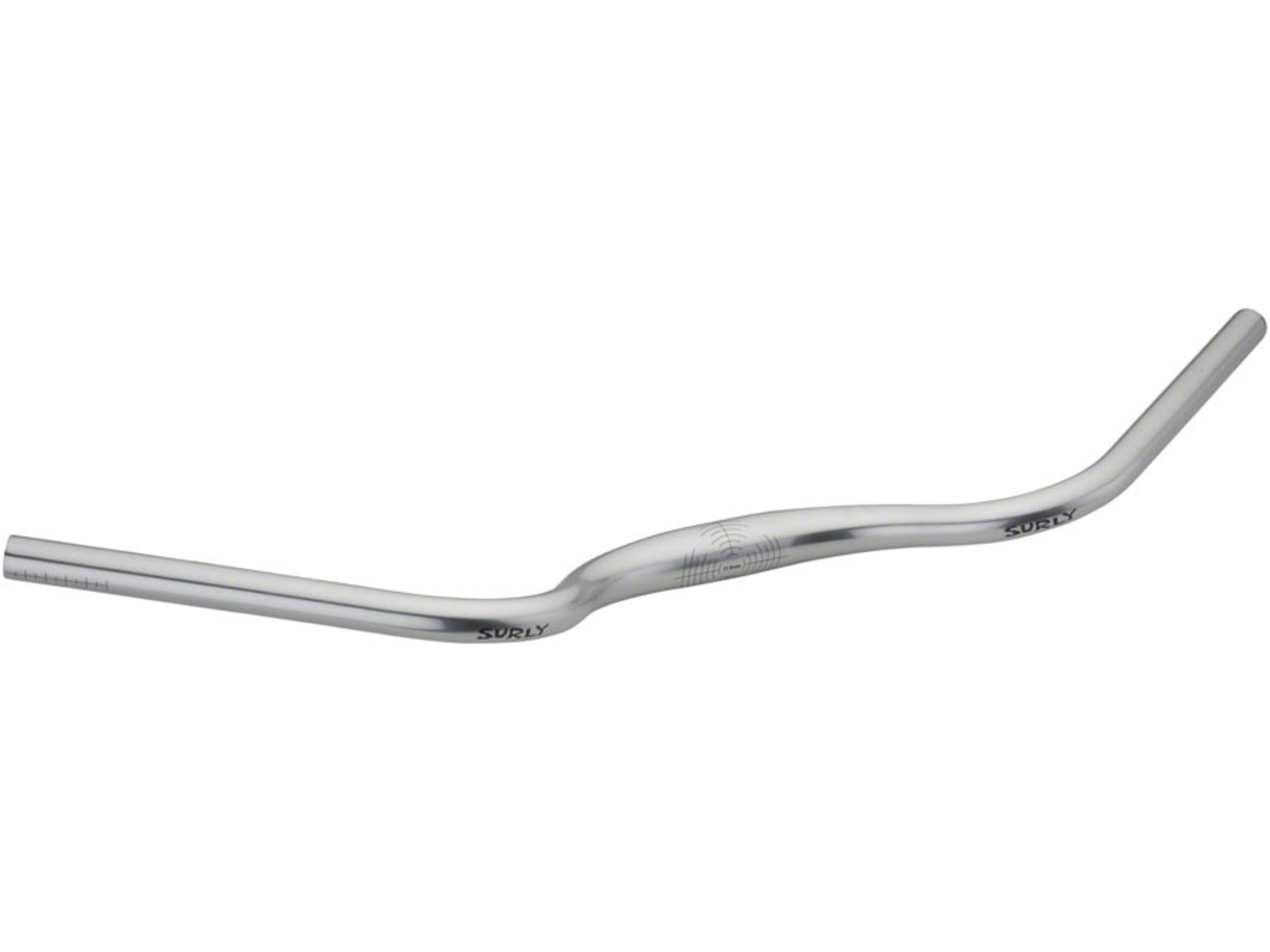 Surly Terminal Handlebar 31.8 40mm Rise Silver - Bike and Brew