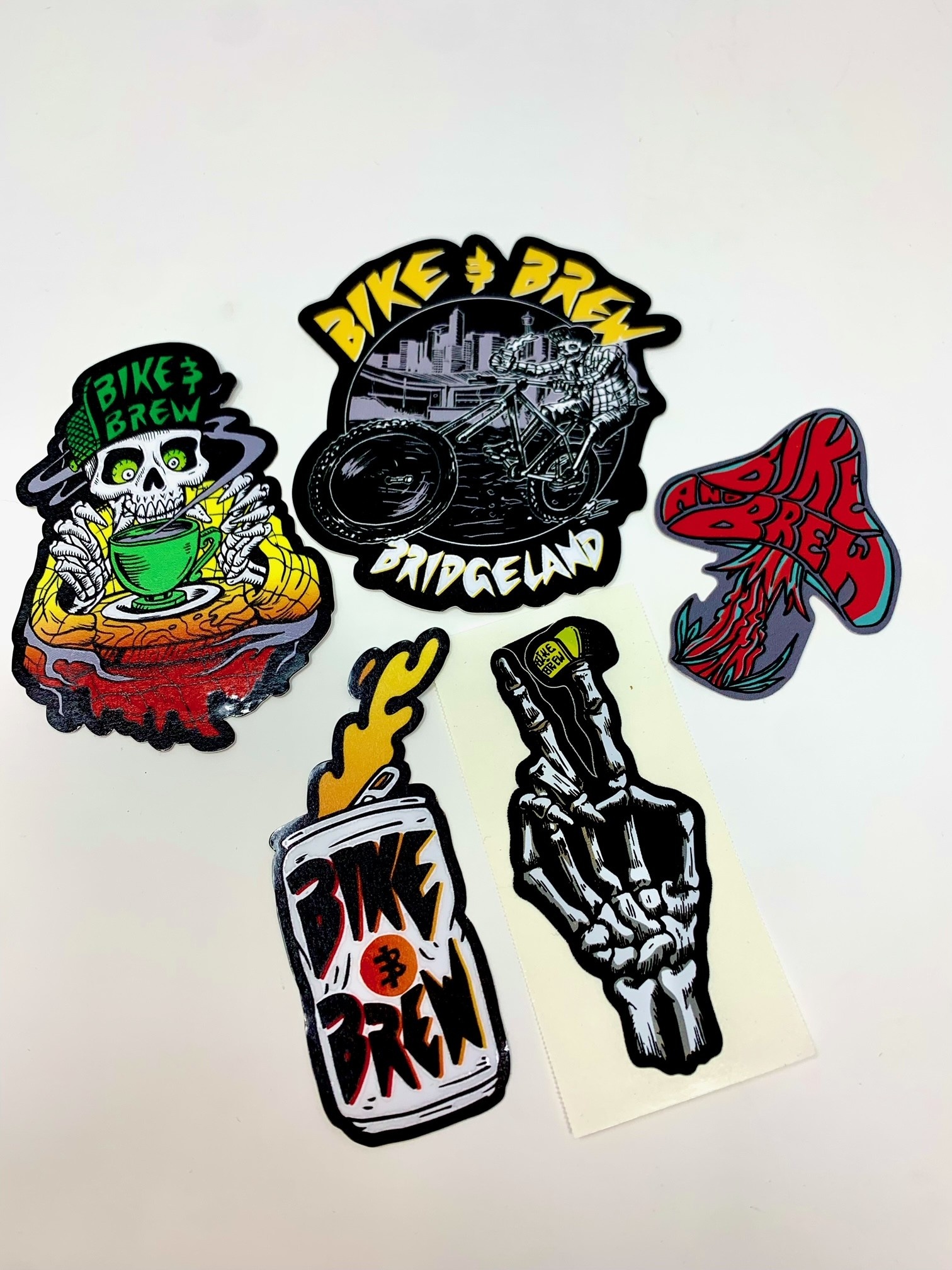 Bike and Brew Sticker Pack - Radness Part 2 - Bike and Brew