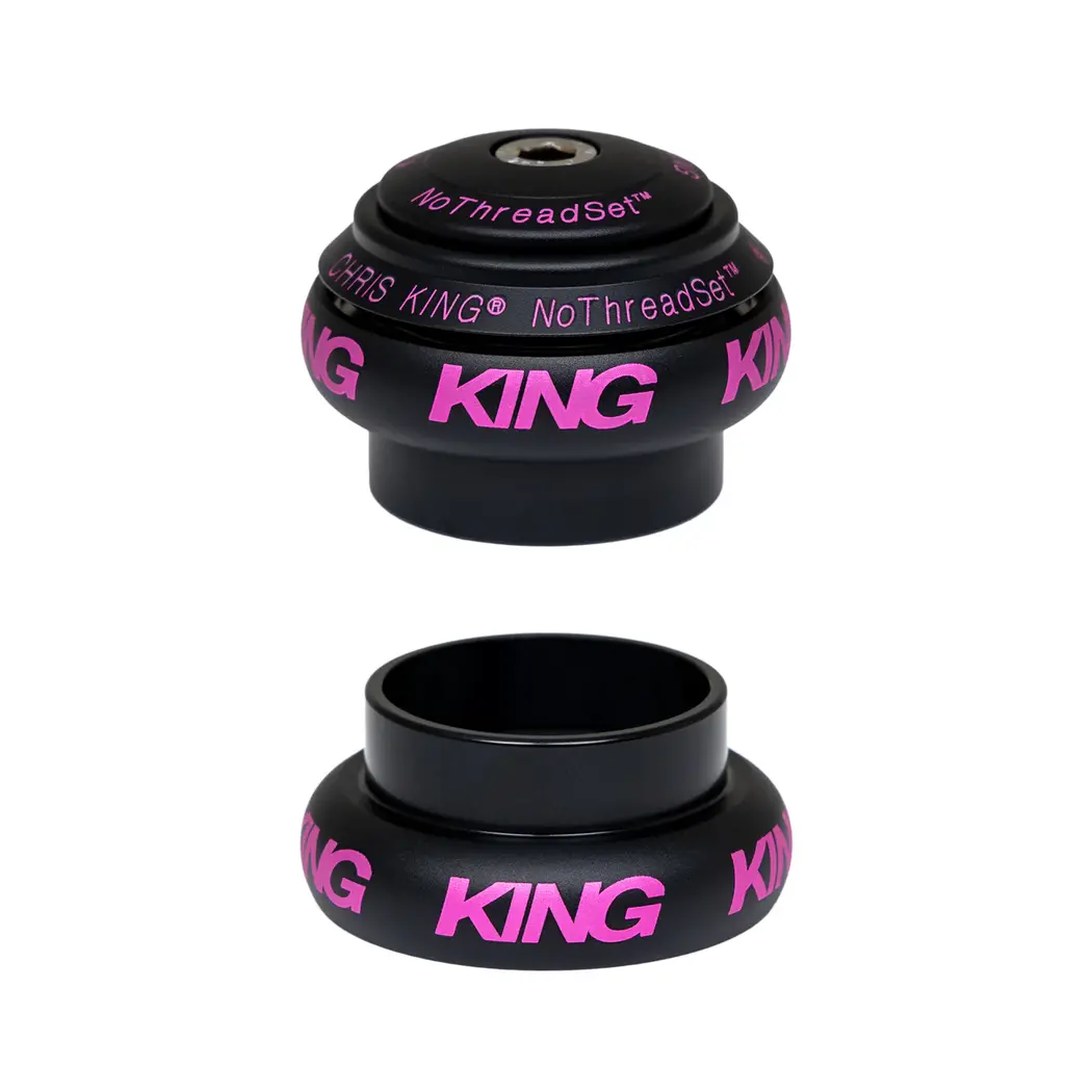 Chris King NoThreadSet Headset 1-1/8" - Two Tone Black Punch - Bike and ...