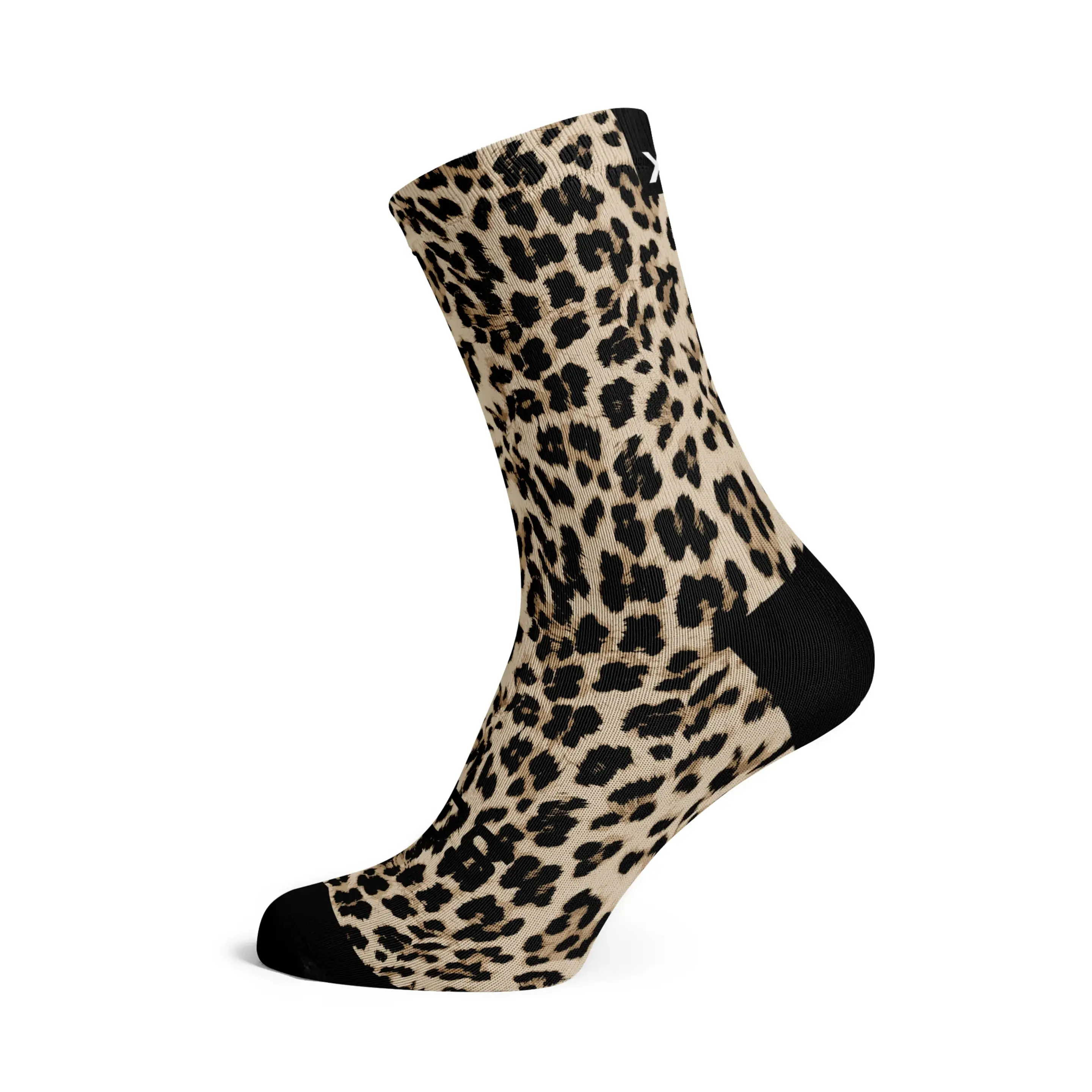 SOX Golden Leopard Socks - Bike and Brew
