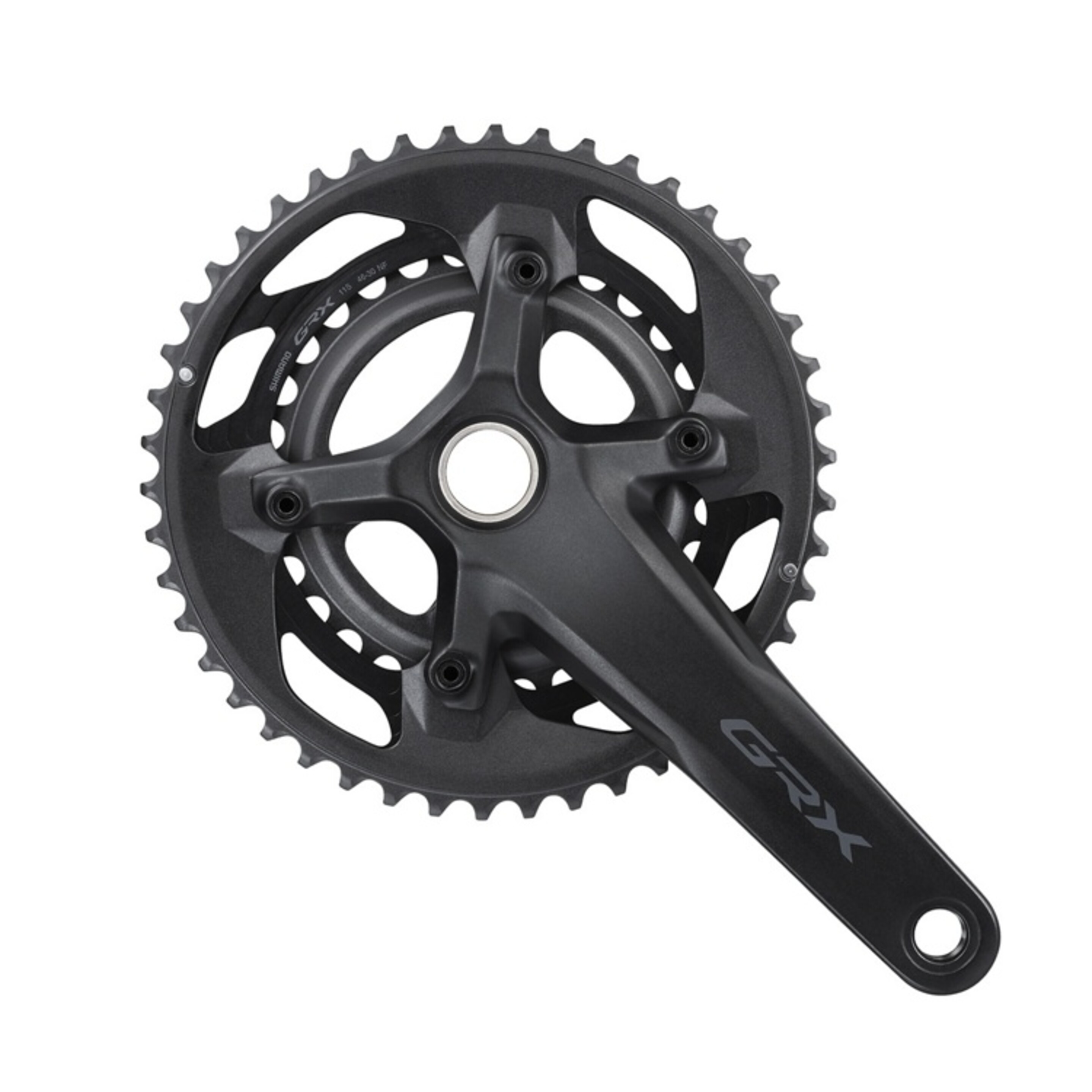 Shimano GRX FC-RX600-2 Crankset - 175mm 46-30 Tooth 11-Speed - Bike and ...