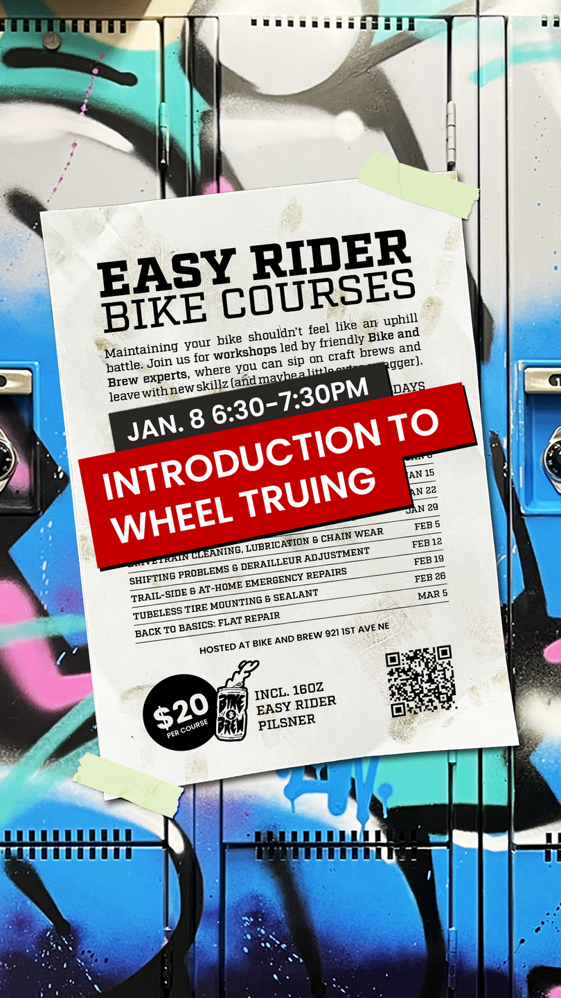 Easy Rider Bike Courses - Introduction to Wheel Truing - Bike and Brew