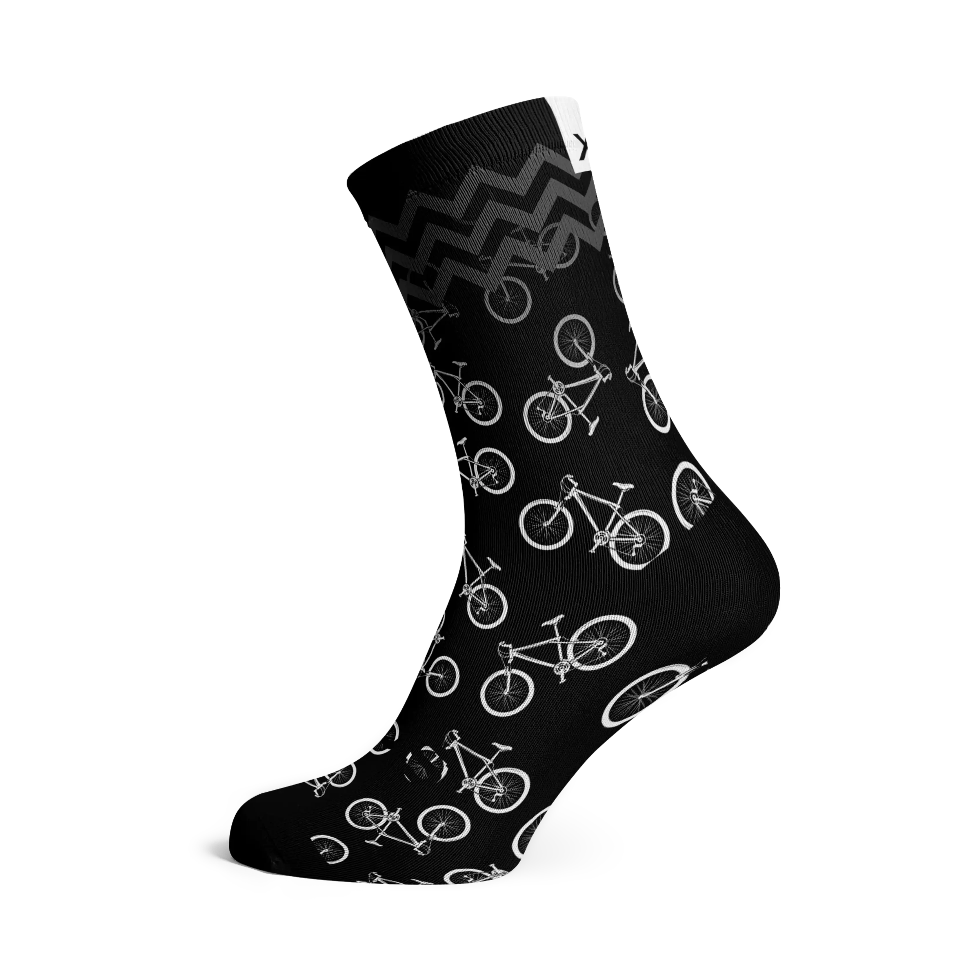 SOX Bikes Print Crew Socks | Fun Sports Socks, Bike and Brew Calgary ...