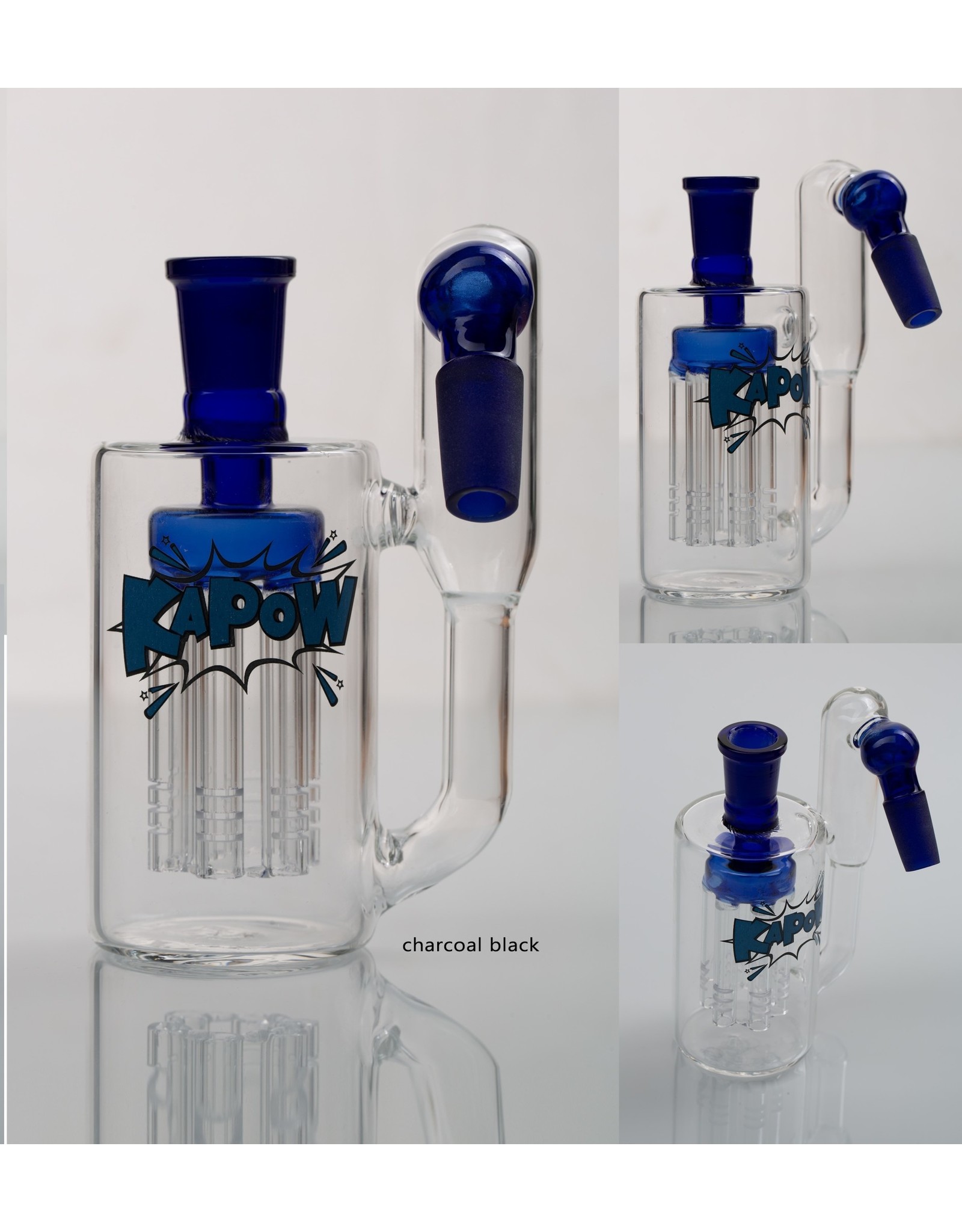 KAPOW KAPOW ASH CATCHER 6 ARMS PERCOLATOR 45 DEGREE 14MM CE37 - Radical ...